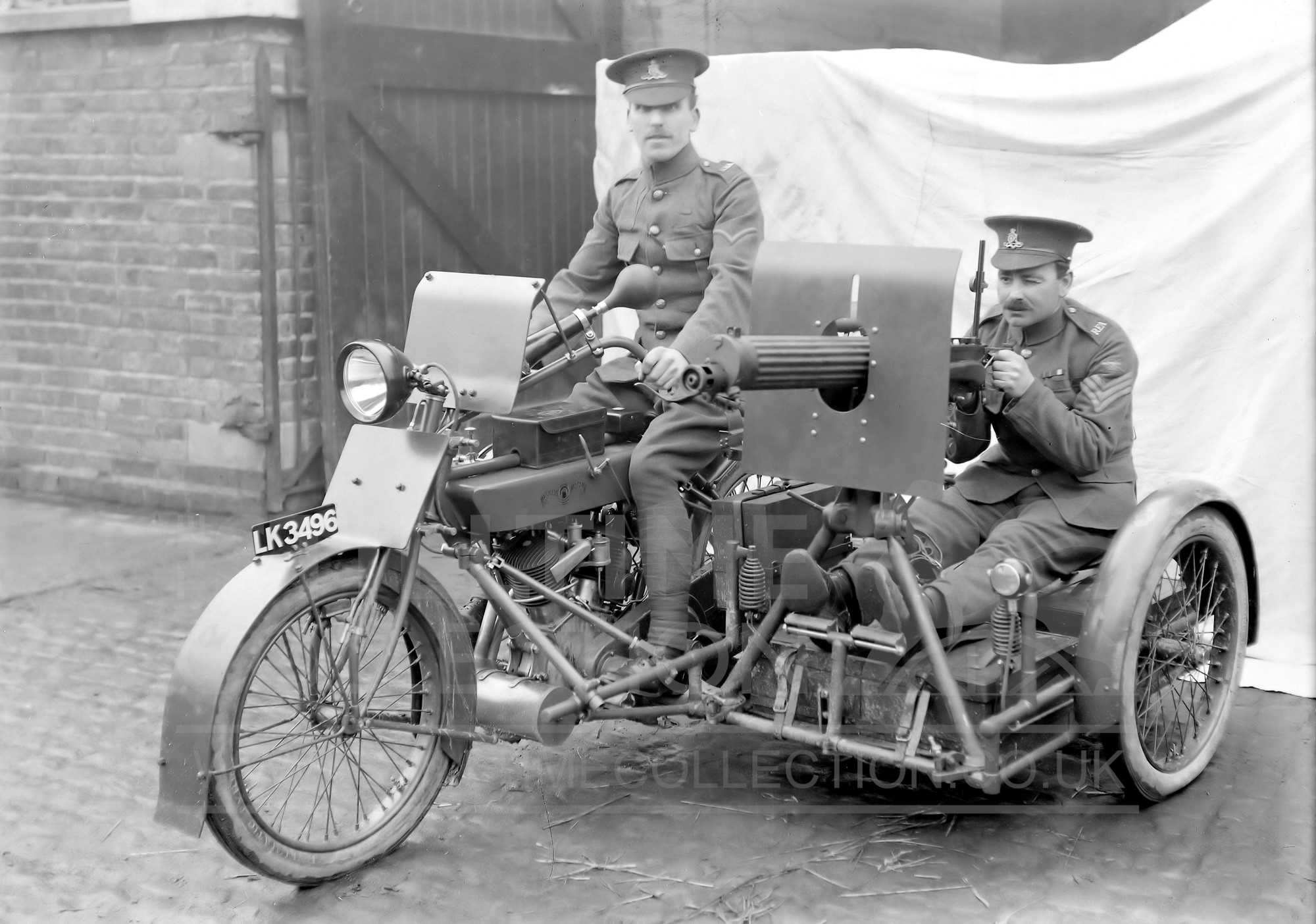 starbike tpt transport bike matchless sidecar military soldier war ...