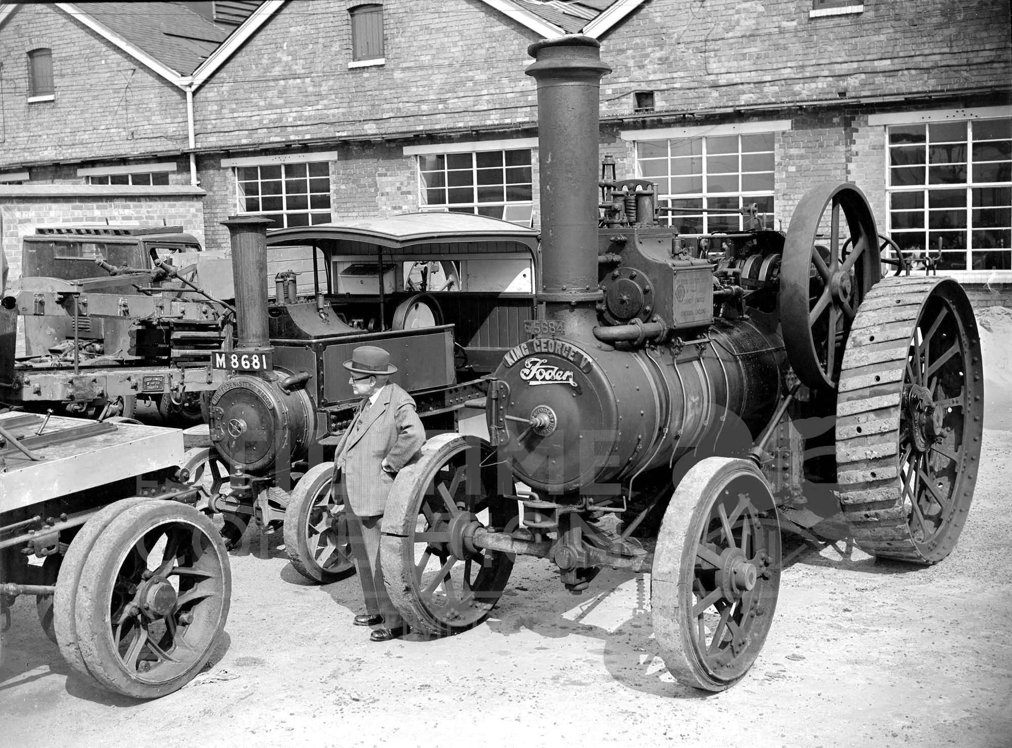 tpt transport truck lorry wagon foden steam engine traction centenary ...