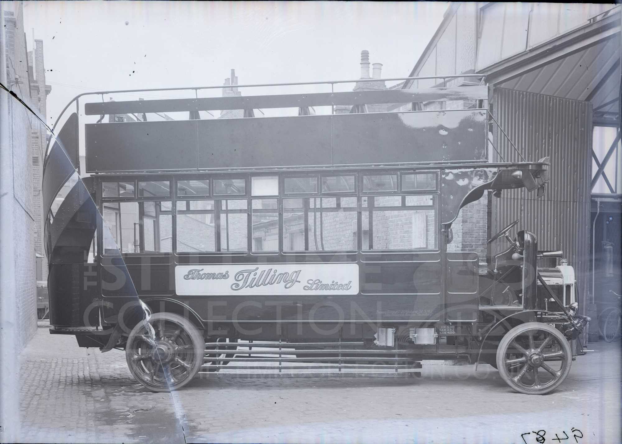 tpt transport bus minibus double decker coach thomas tilling damaged ...