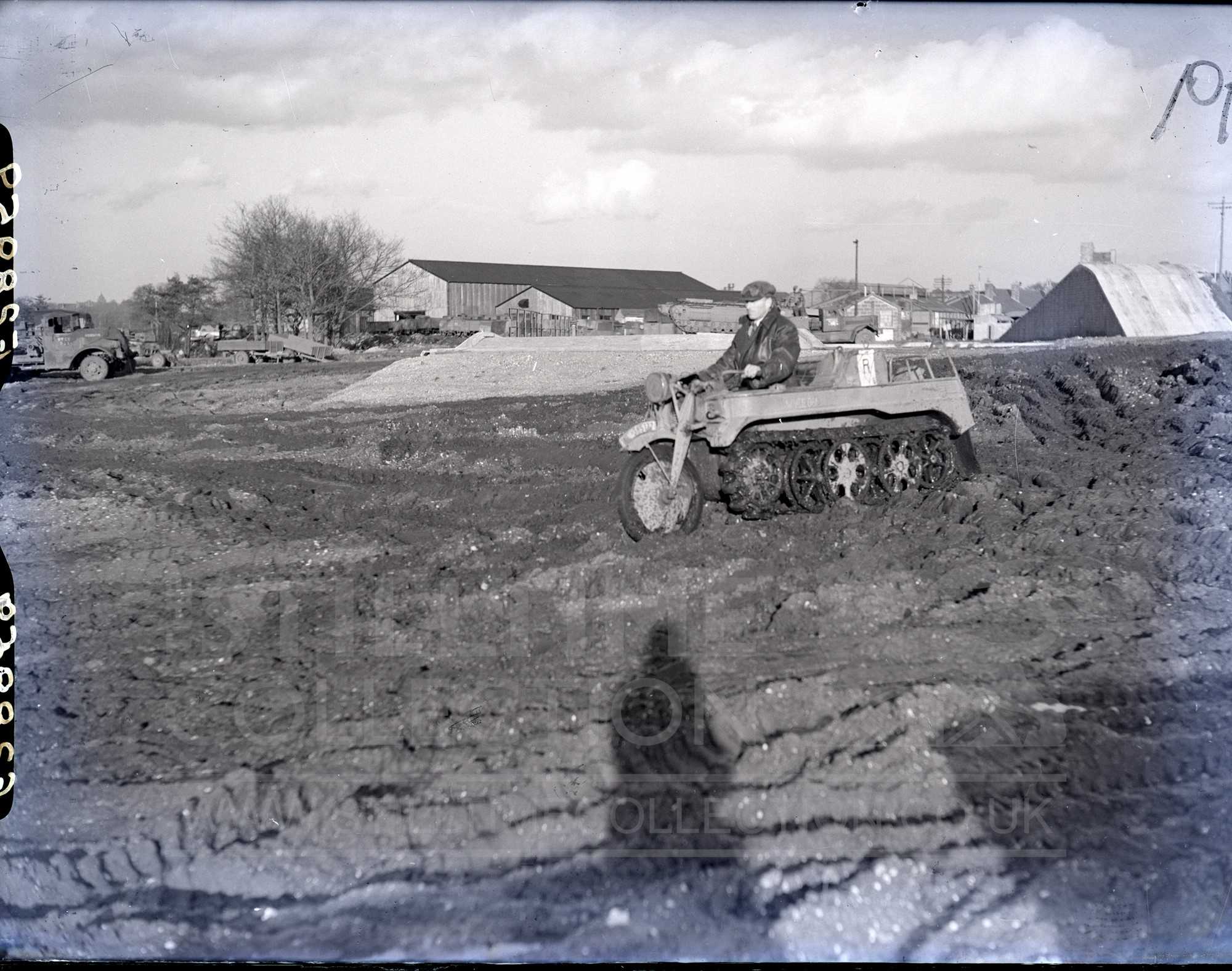 starbike tpt transport bike military soldier war tracked kettenrad ...