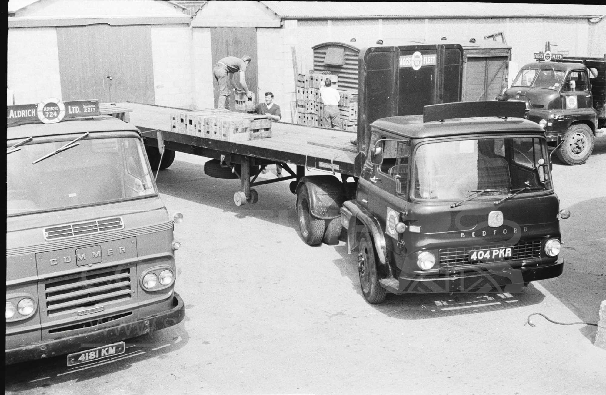 tpt transport truck lorry wagon bedford commer faggs fleet ashford ...