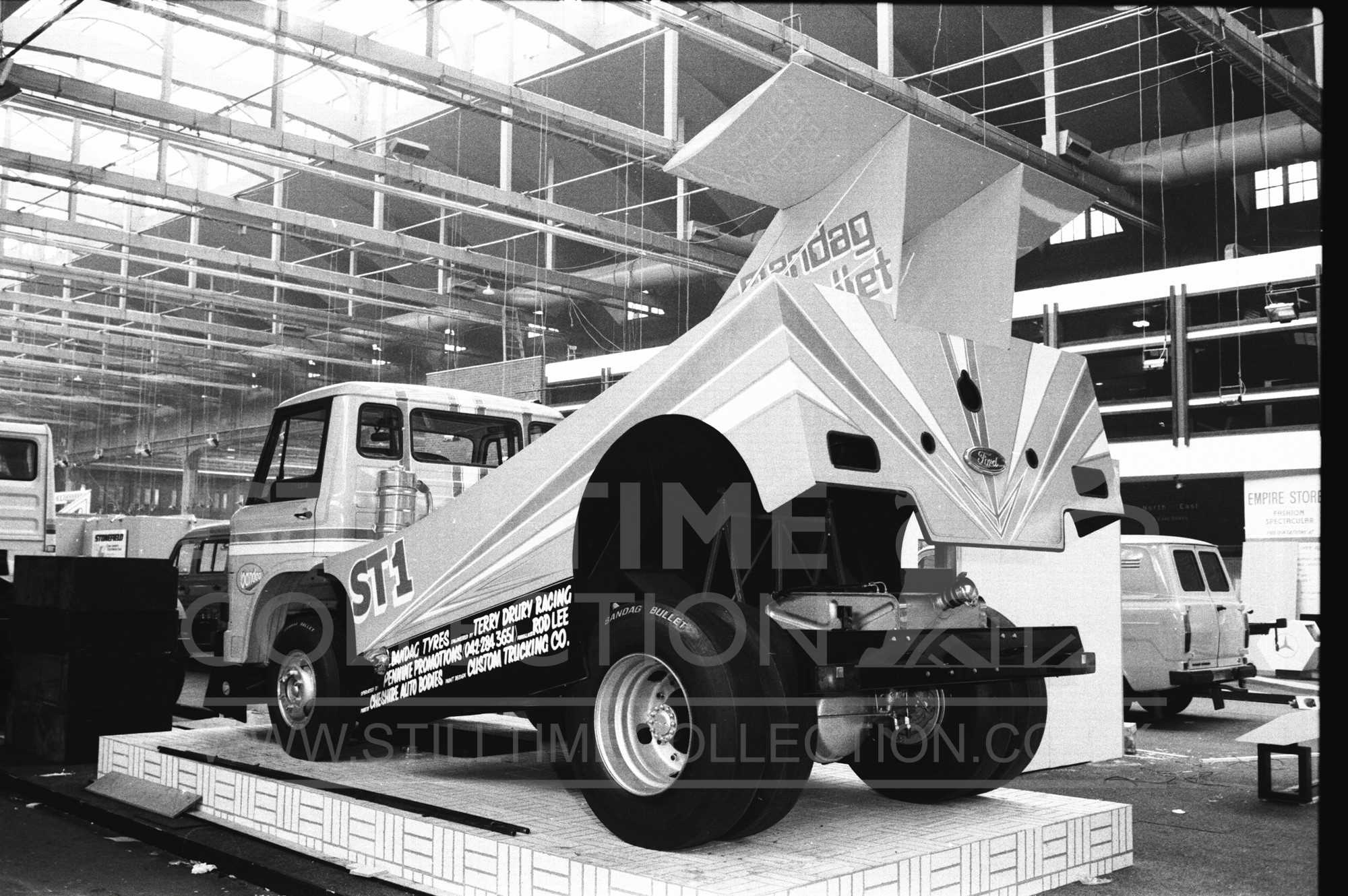 tpt transport truck lorry wagon ford d bandag bullet scottish scotland ...