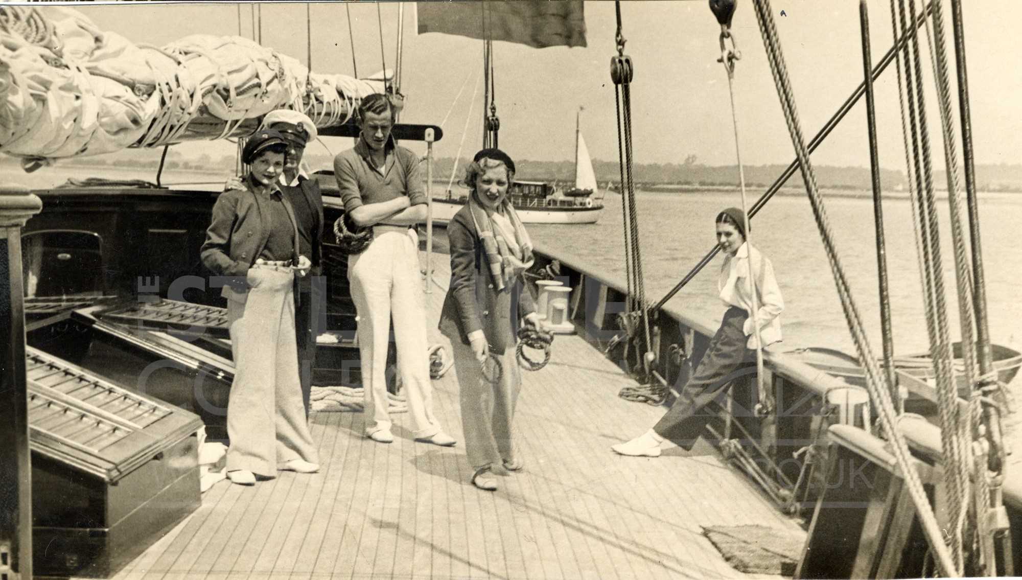 sea water tide ship boat sail yacht period style deck quoits | The ...