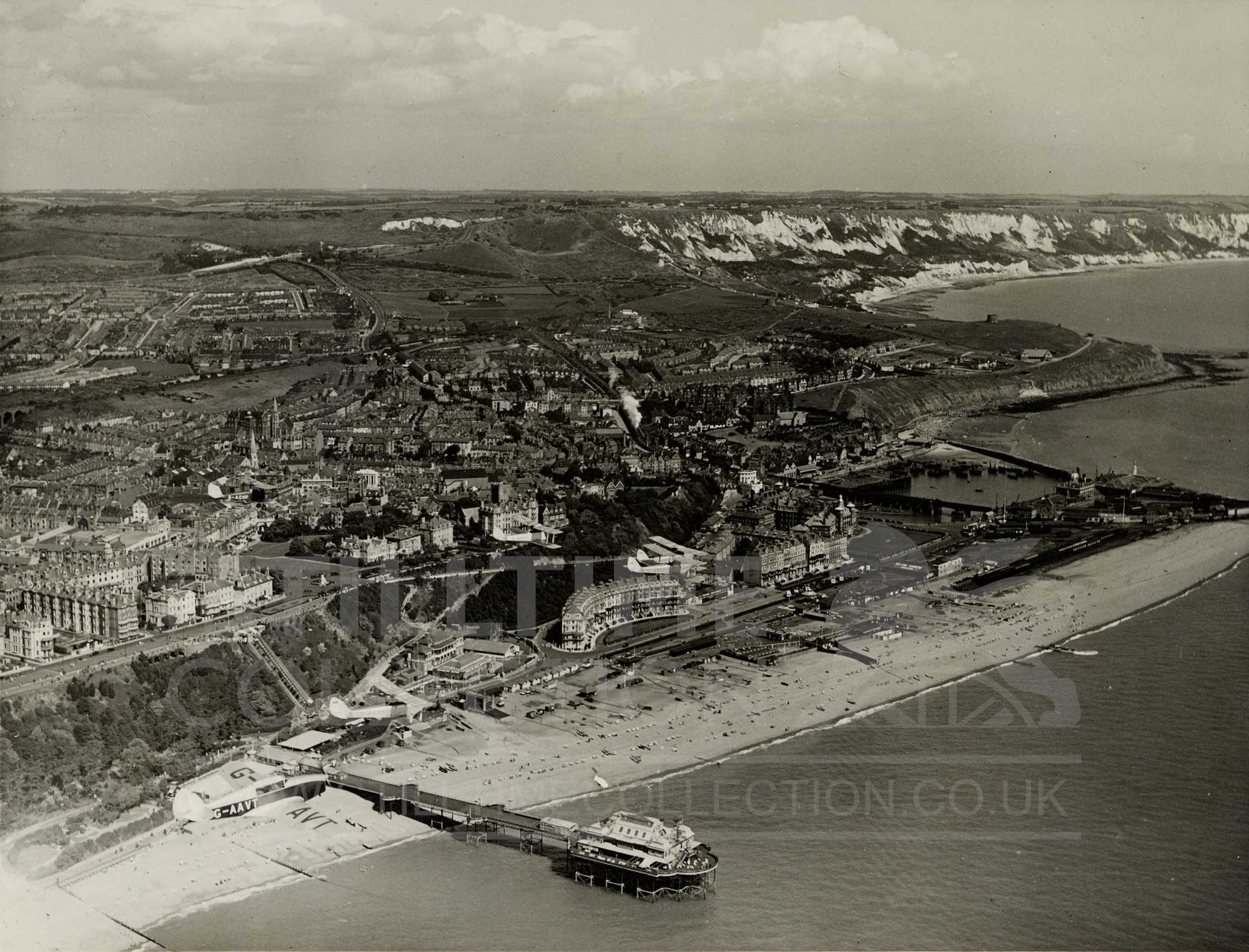 places folkstone aerial view | The Stilltime Collection