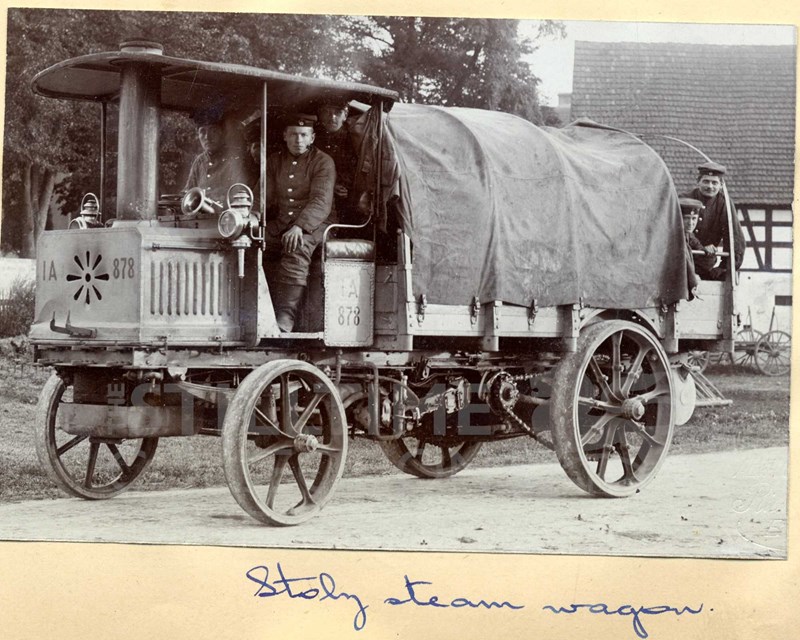 tpt transport truck lorry wagon stolz? steam engine waggon german army ...