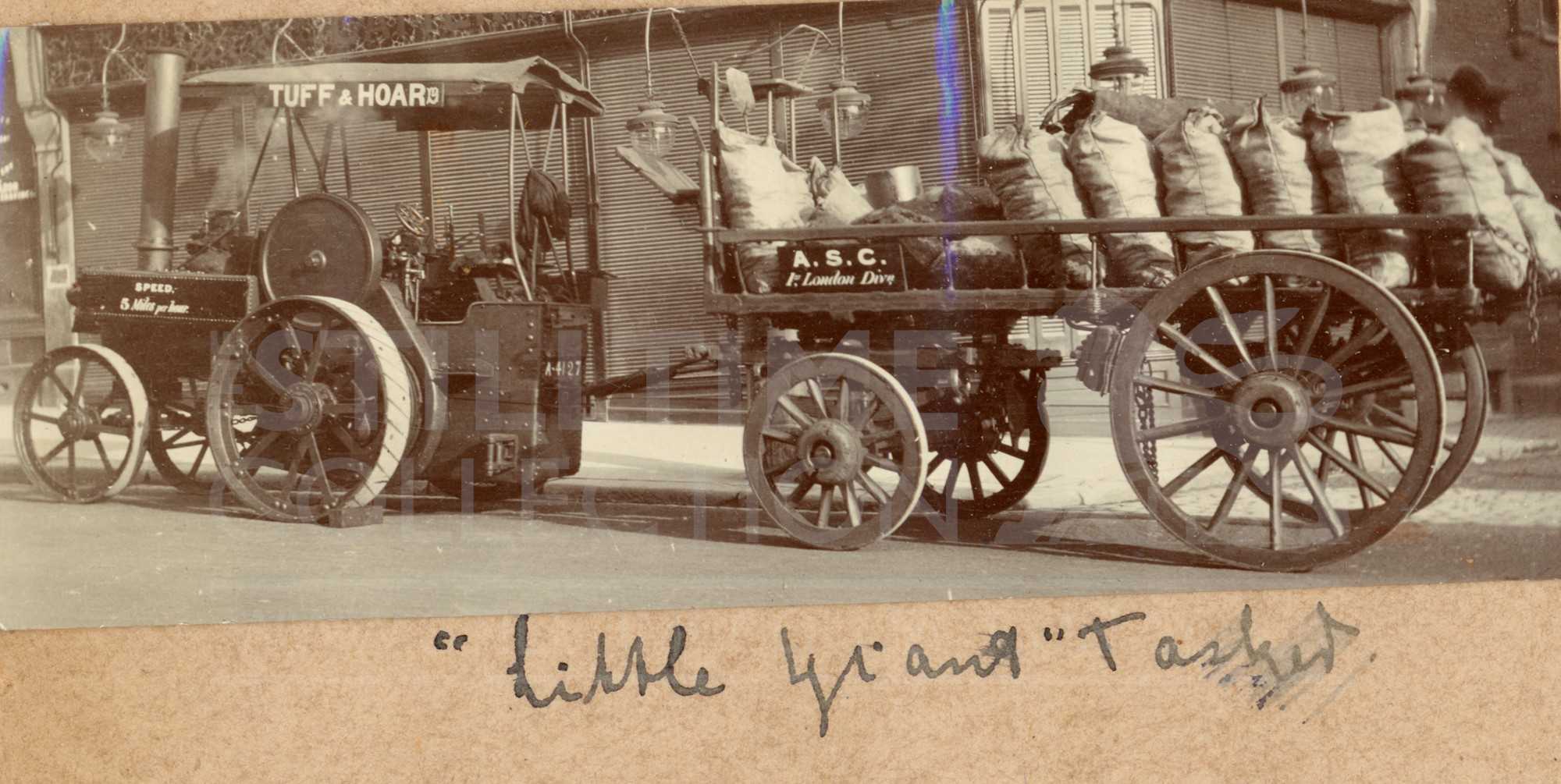 tpt transport truck lorry wagon tasker little giant traction engne ...