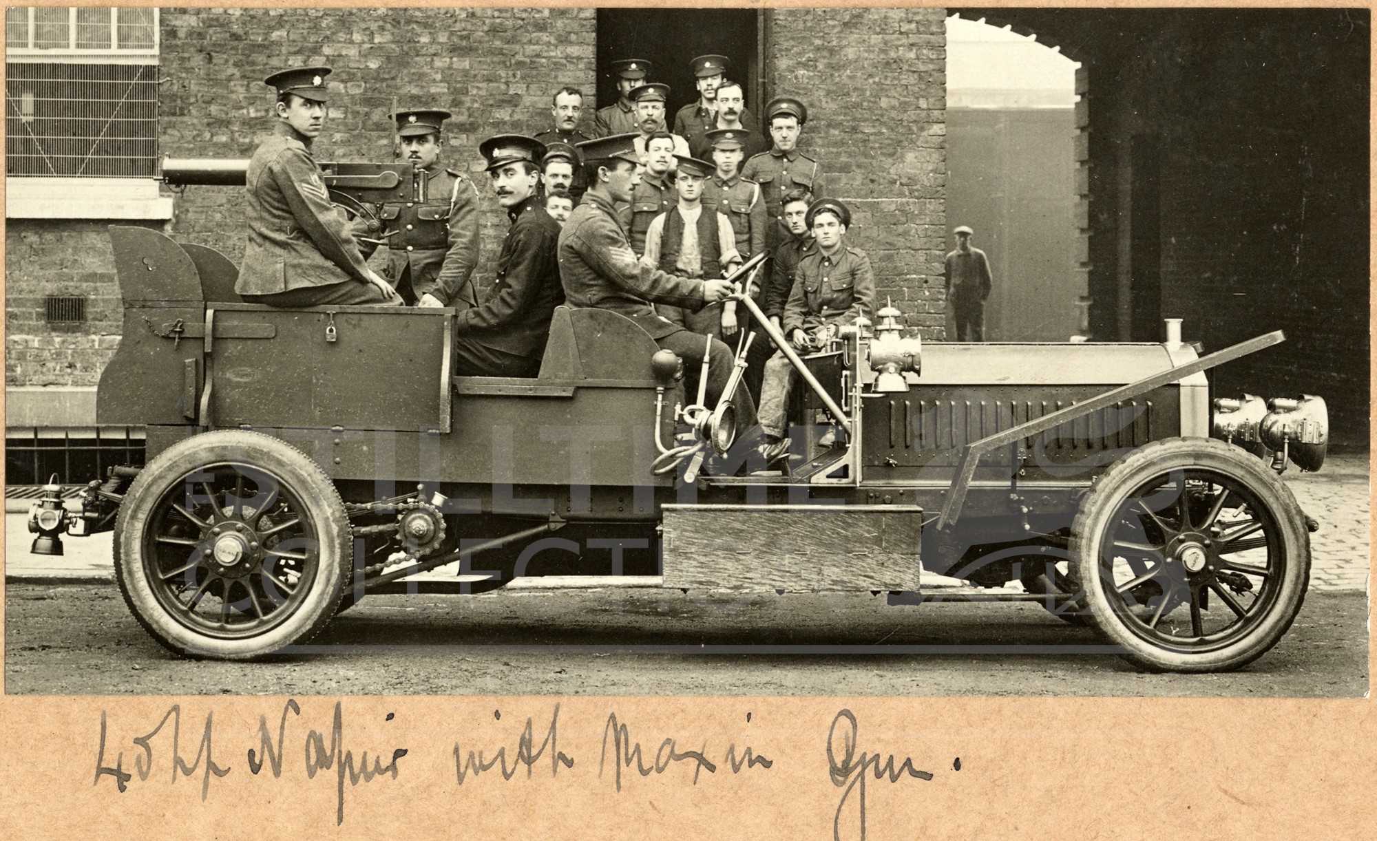 tpt transport car automobile motorcar napier military soldier war army ...