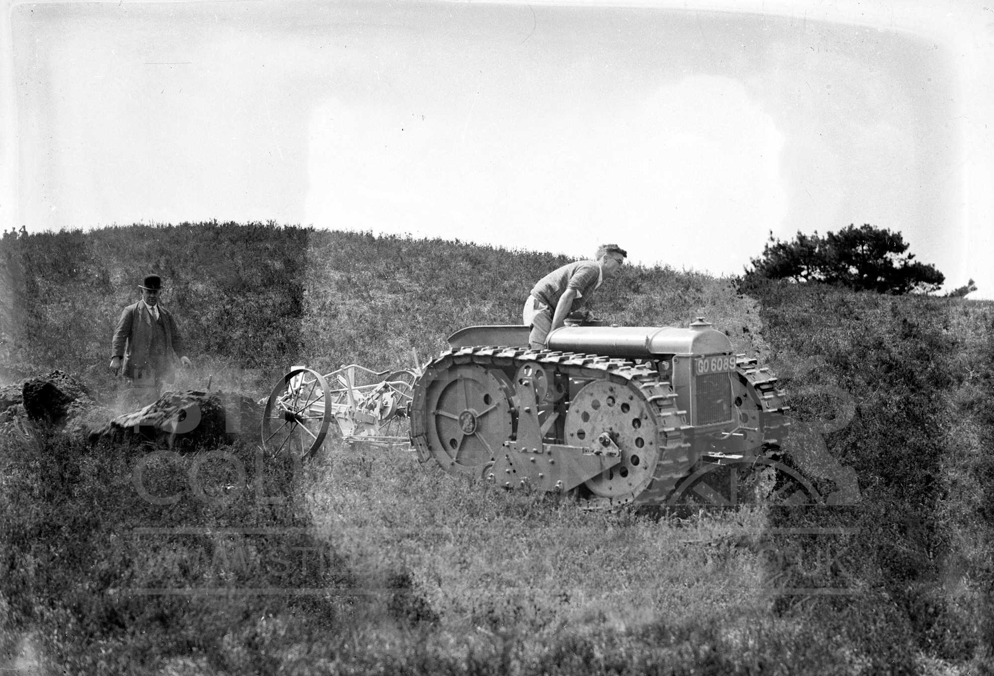 farm animals military soldier war tracked tractor farmer trials tests ...