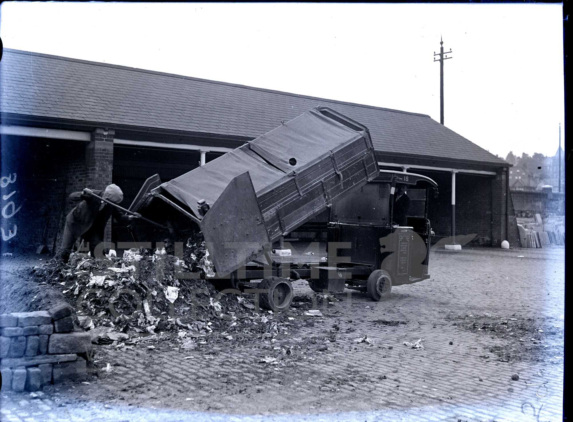 waste rubbish trash garbage refuse tpt transport truck lorry wagon s d ...