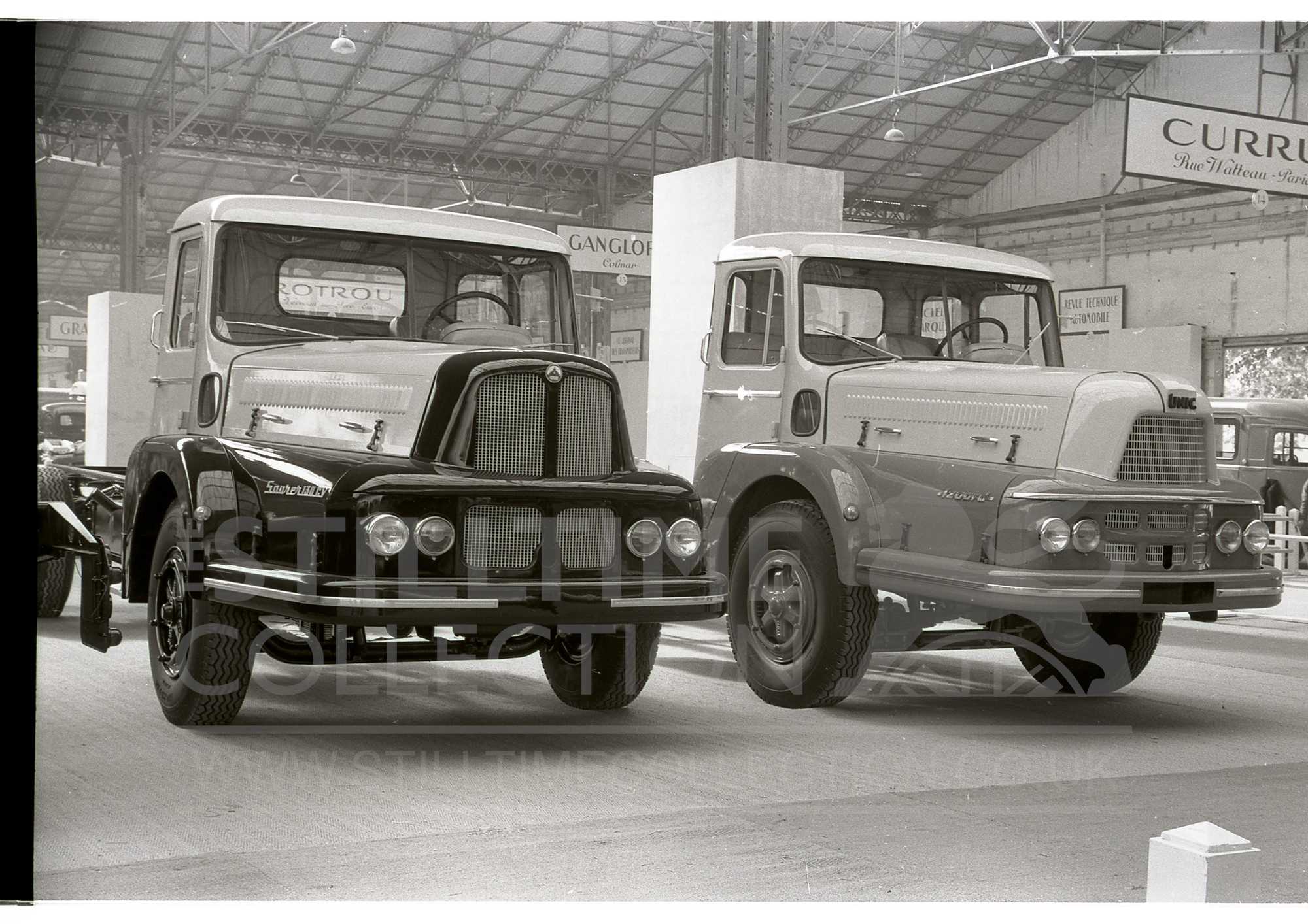 tpt transport truck lorry wagon unic saurer paris france motor engine ...