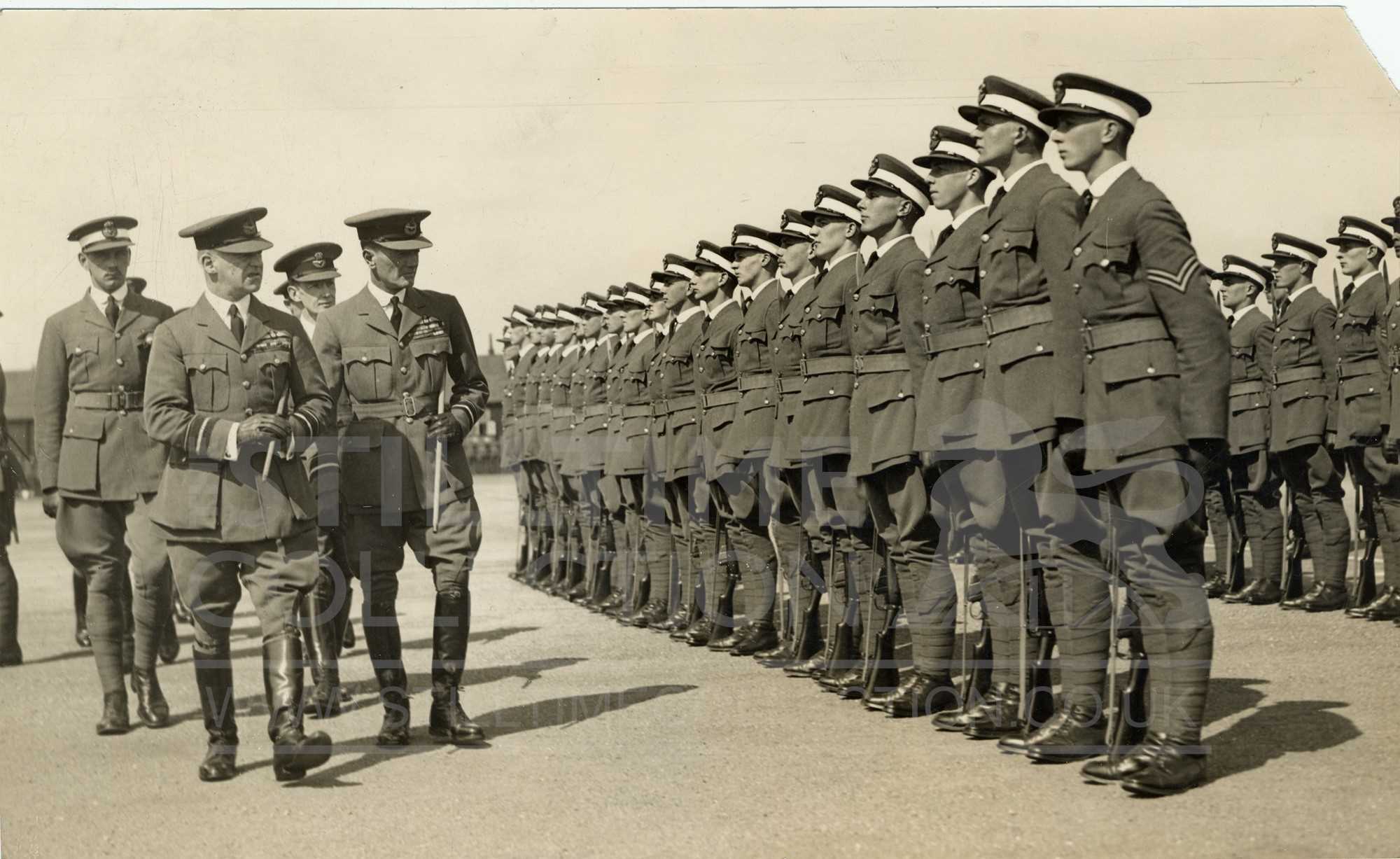 military soldier war raf cranwell? officer cadets inspection | The ...