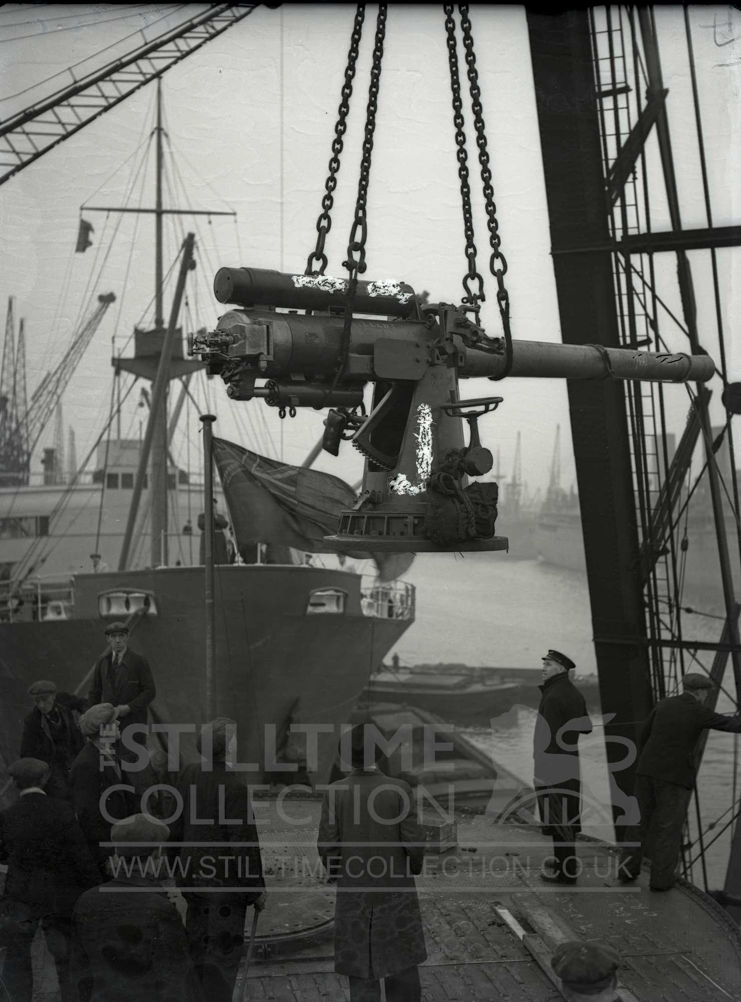 dock gun ship tpt war ww2 tpt transport ship boat sail ww2 world war ...