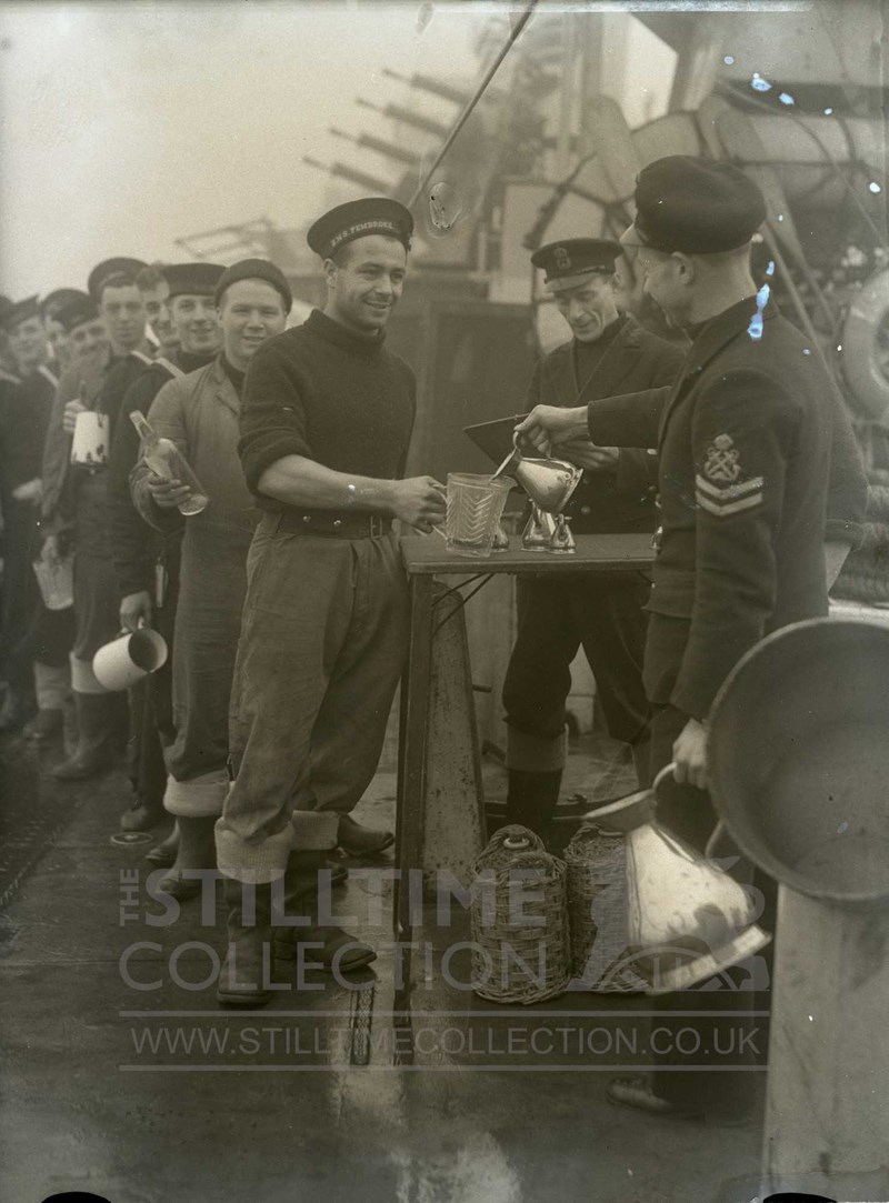 battle of the atlantic military navy rum ration ww2 war fighting fight ...