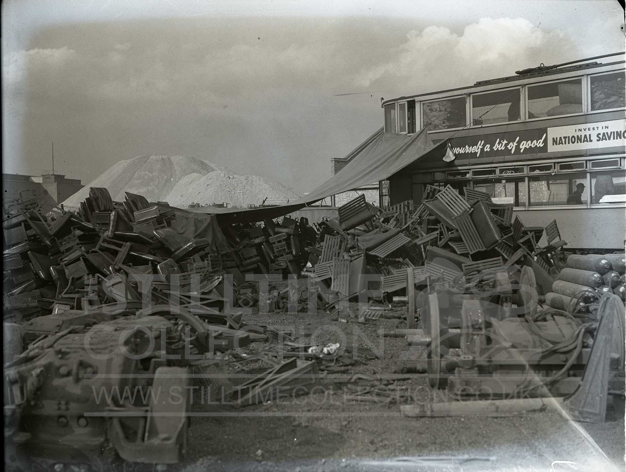 burning london place scrap tpt tpt tram place area scene scenery ...