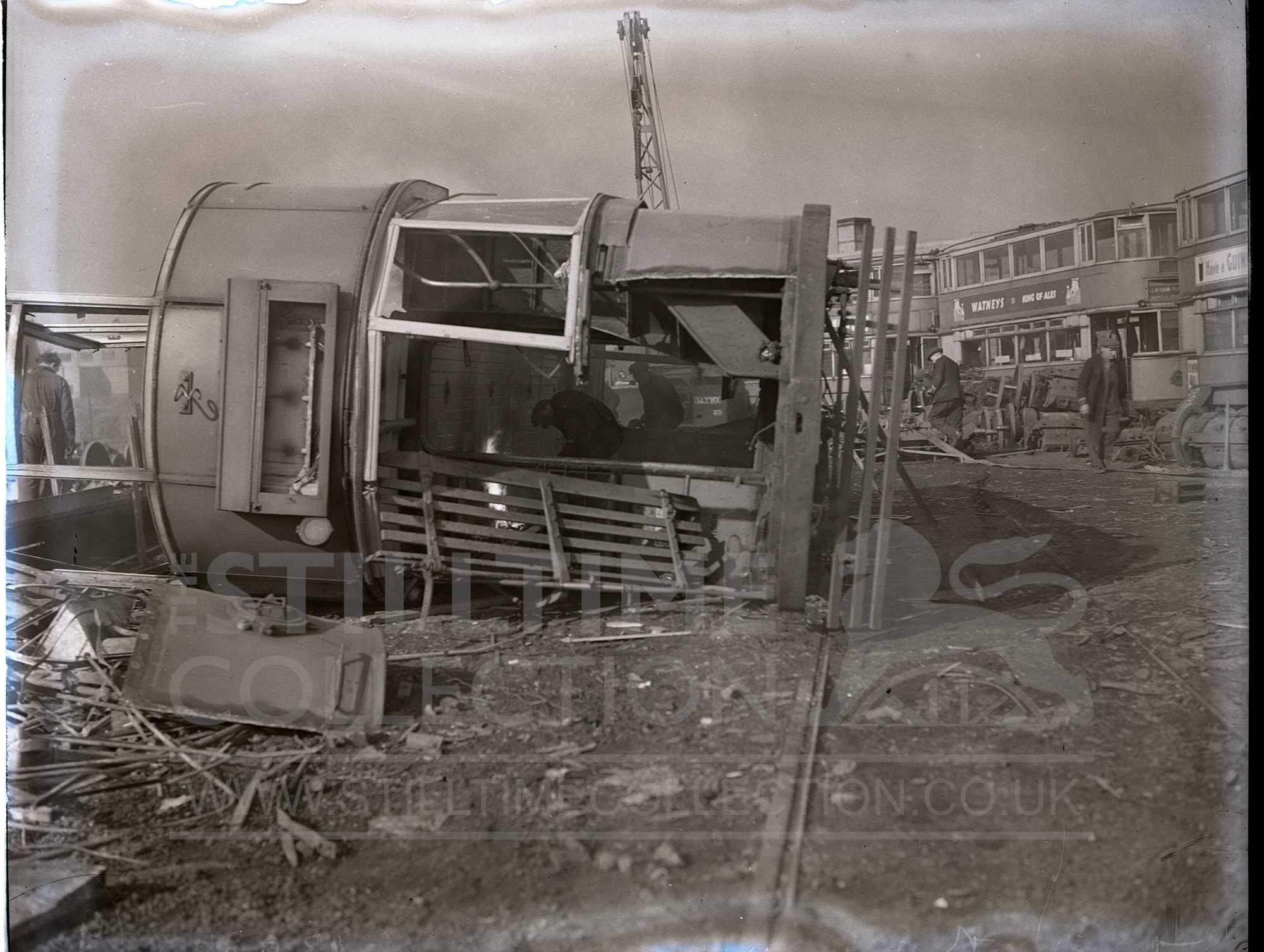 burning london place scrap tpt tpt tram place area scene scenery ...