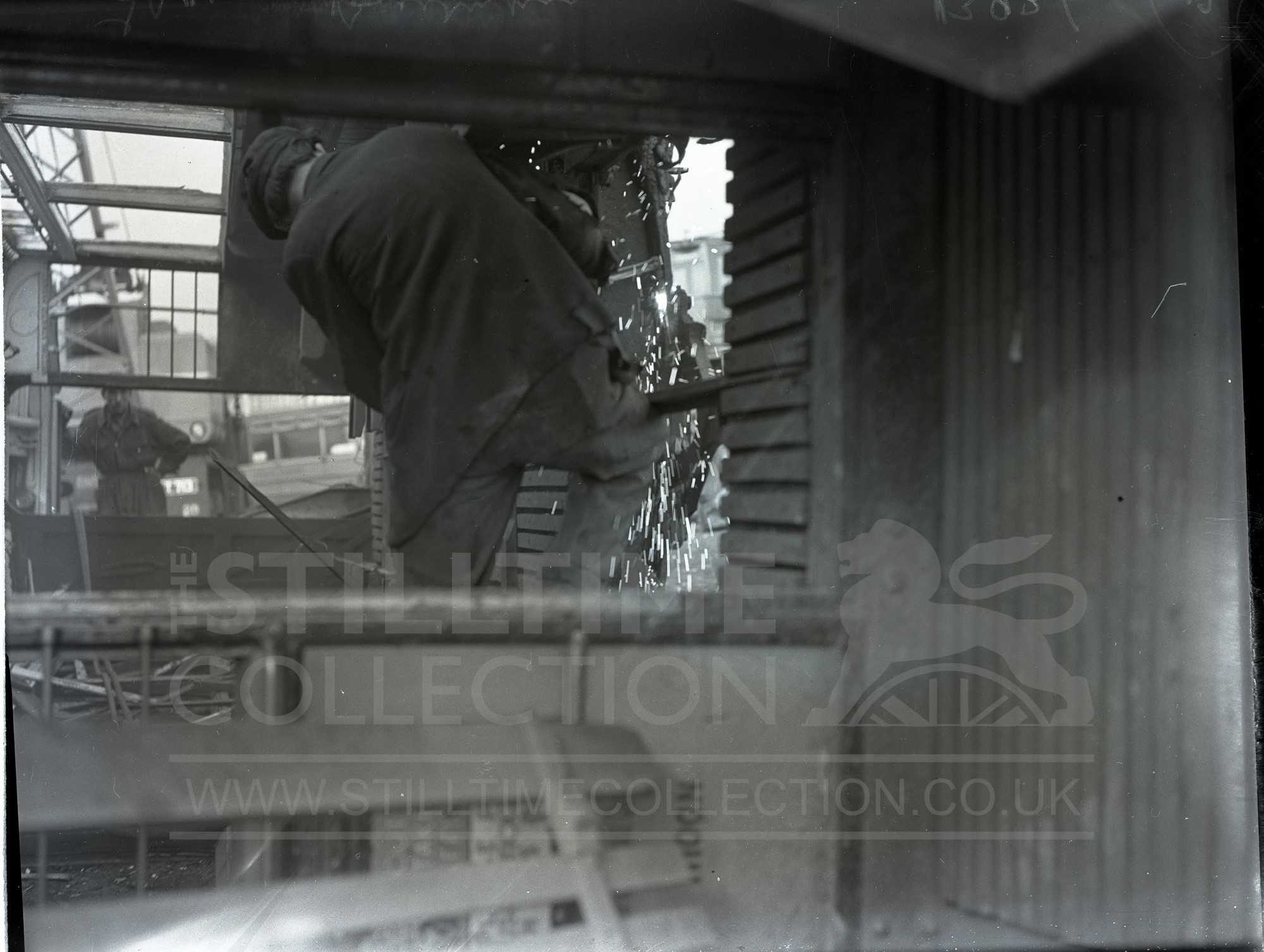 burning london place scrap tpt tpt tram place area scene scenery ...