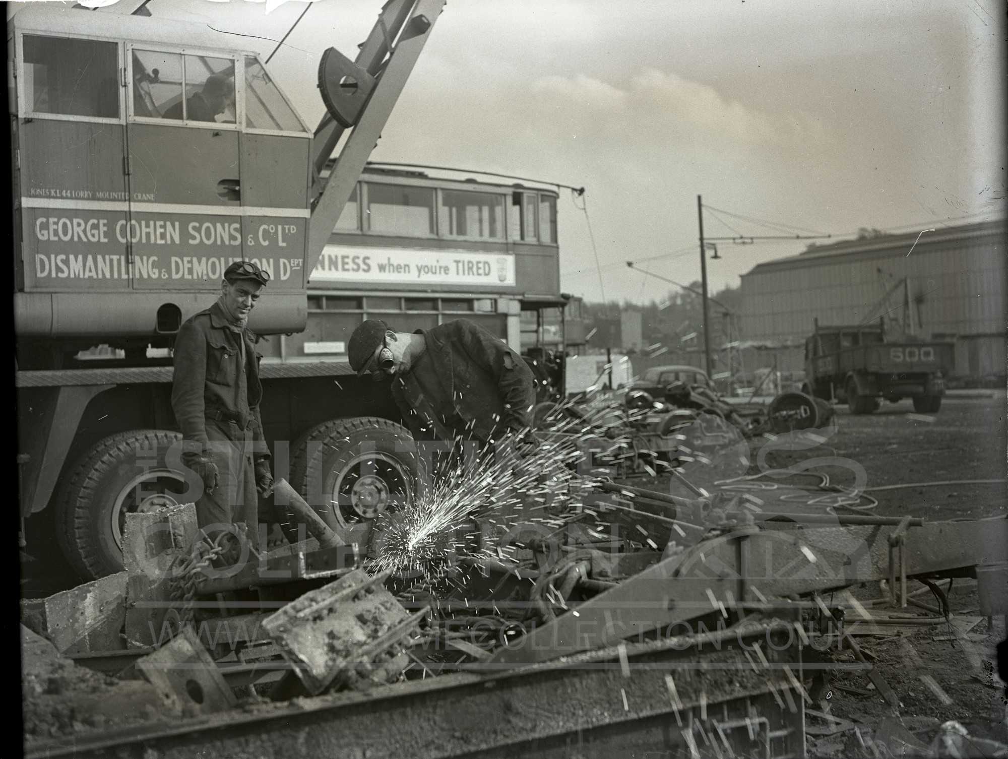 burning london place scrap tpt tpt tram place area scene scenery ...