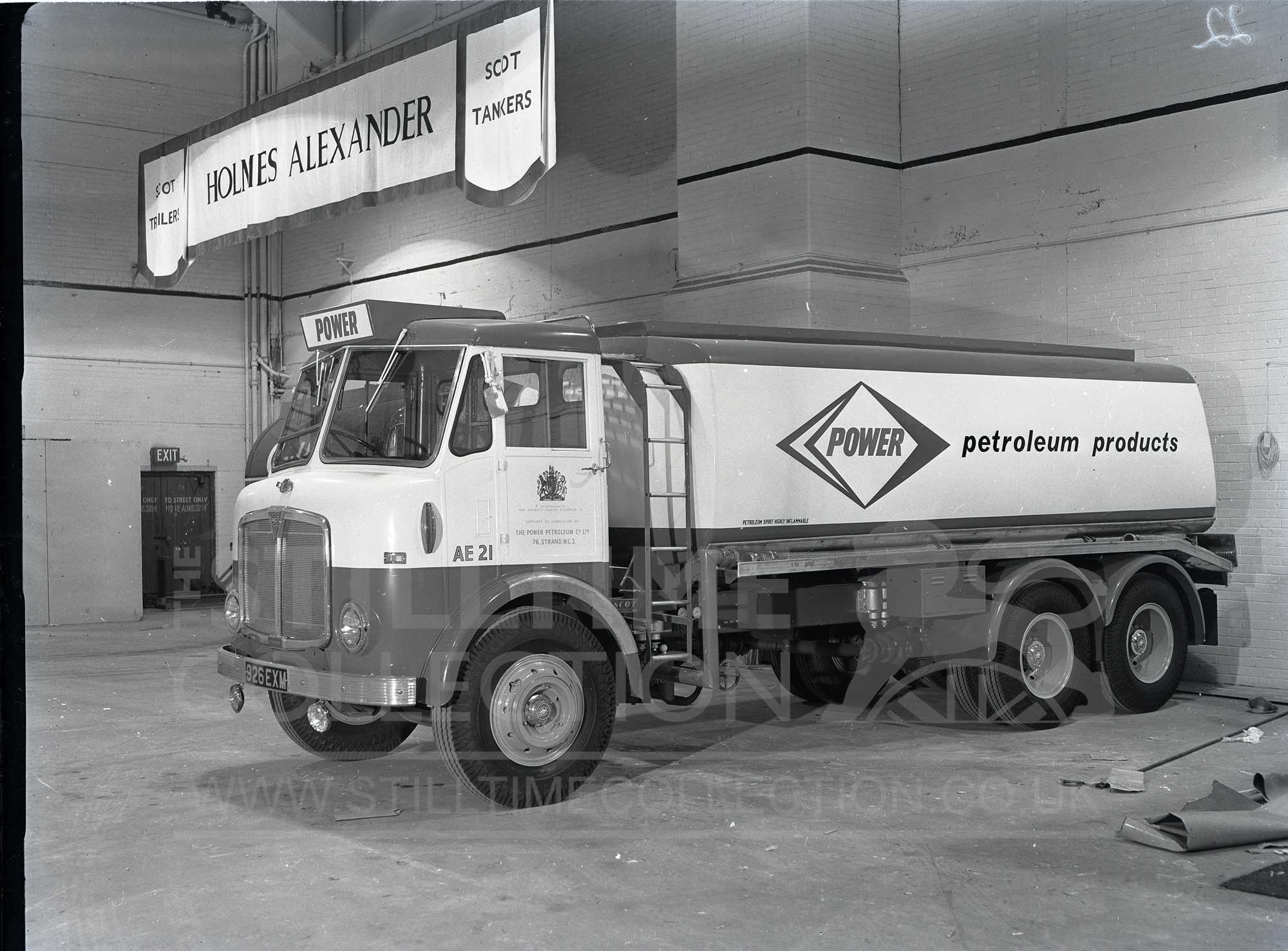 1962 aec motor motor show show tanker tin front tpt truck | The ...