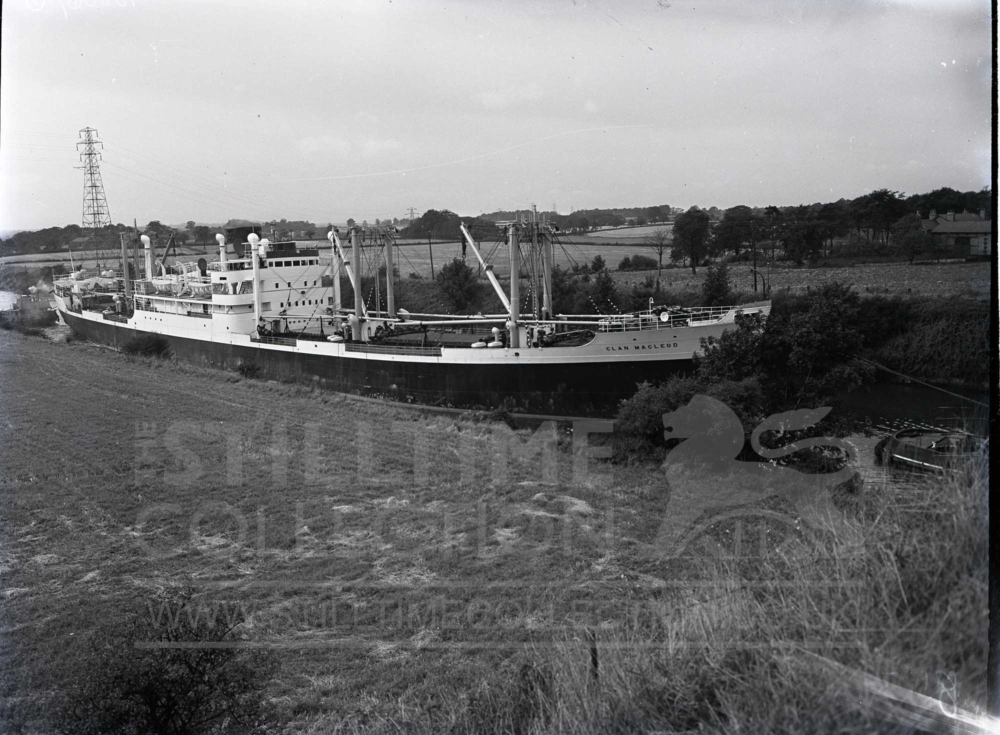 tpt transport ship boat sail manchester canal water river stream clan ...
