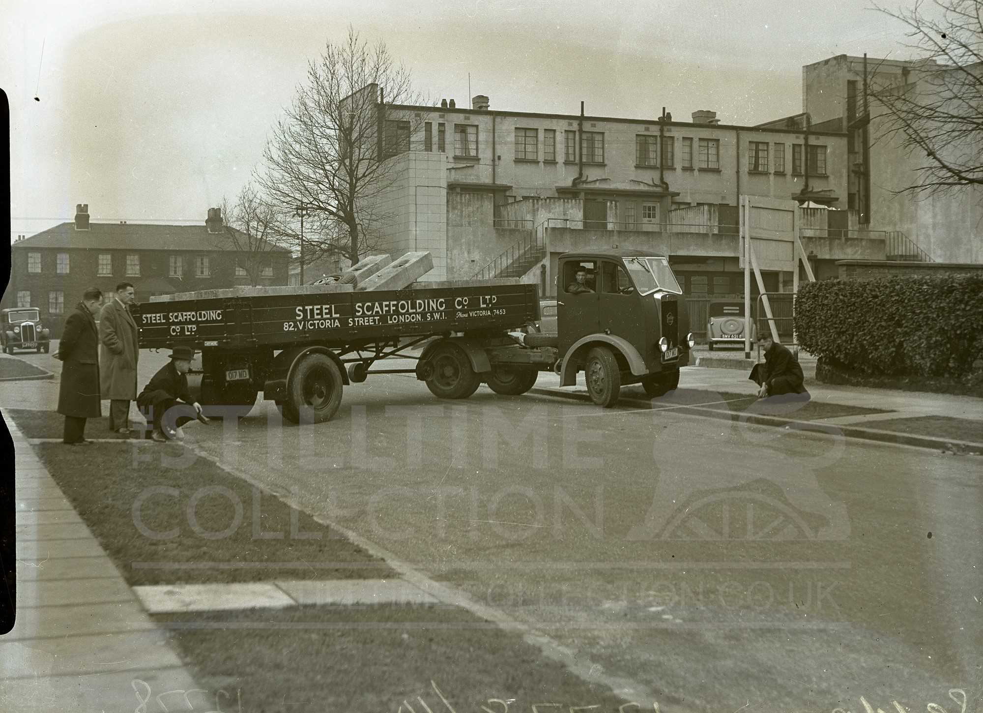 tpt transport truck lorry wagon seddon artic articulated scaffolding ...