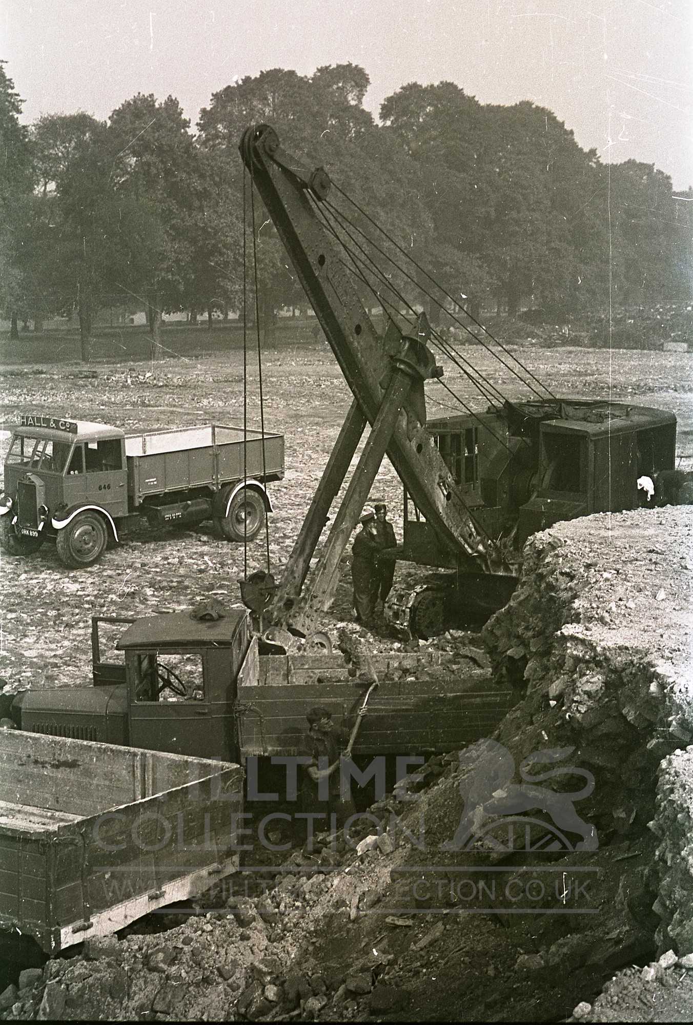 tpt transport truck lorry wagon hyde park dump bomb explosion war ...