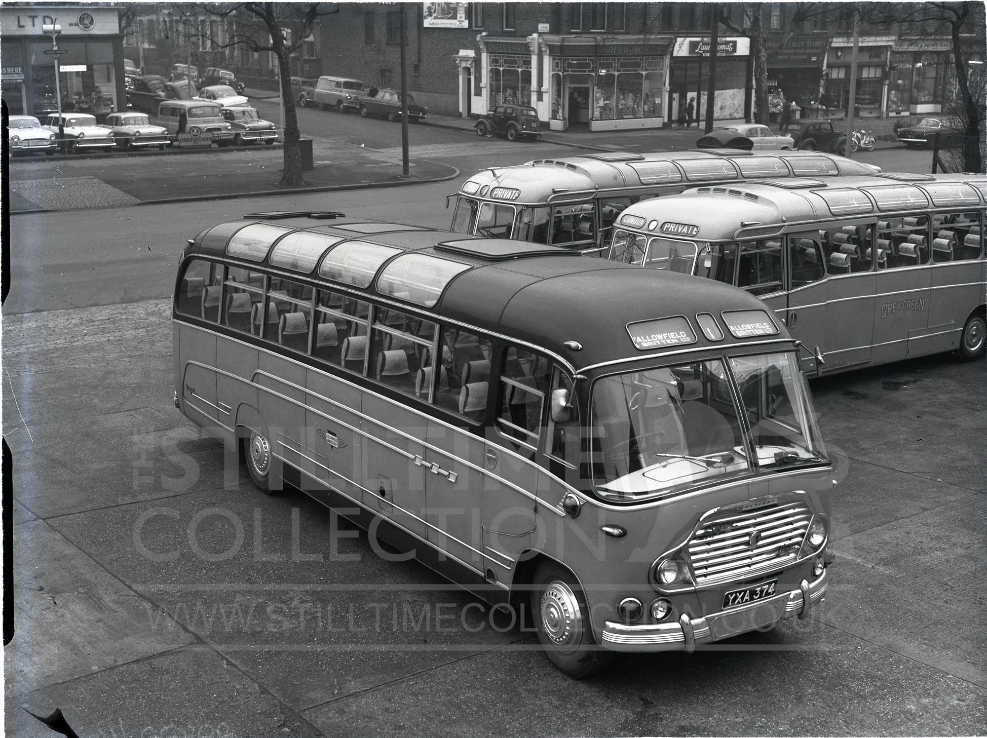 tpt transport bus minibus double decker coach george ewer grey green ...