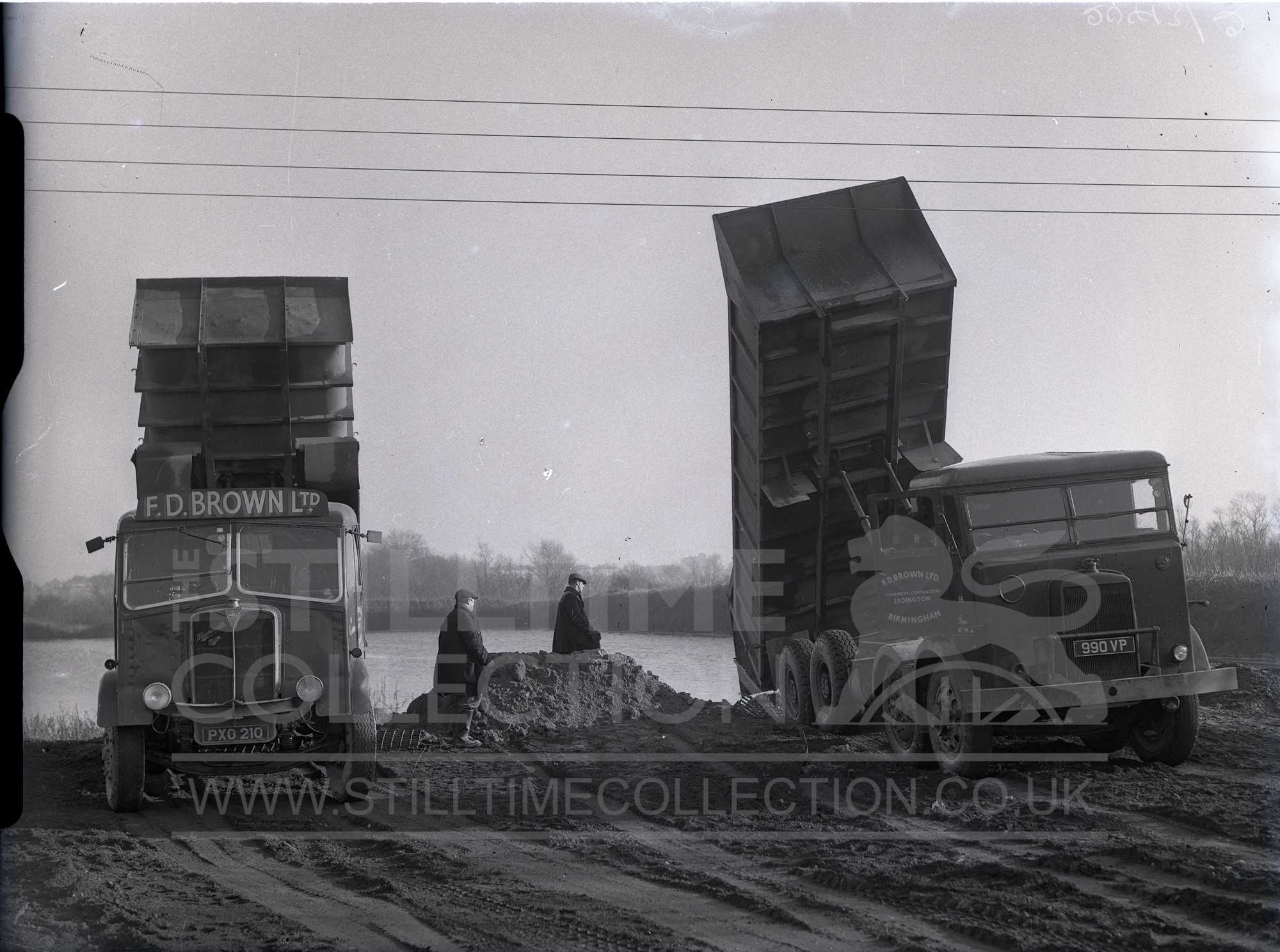 tpt transport truck lorry wagon austin foden dodge tipper fw brown ...