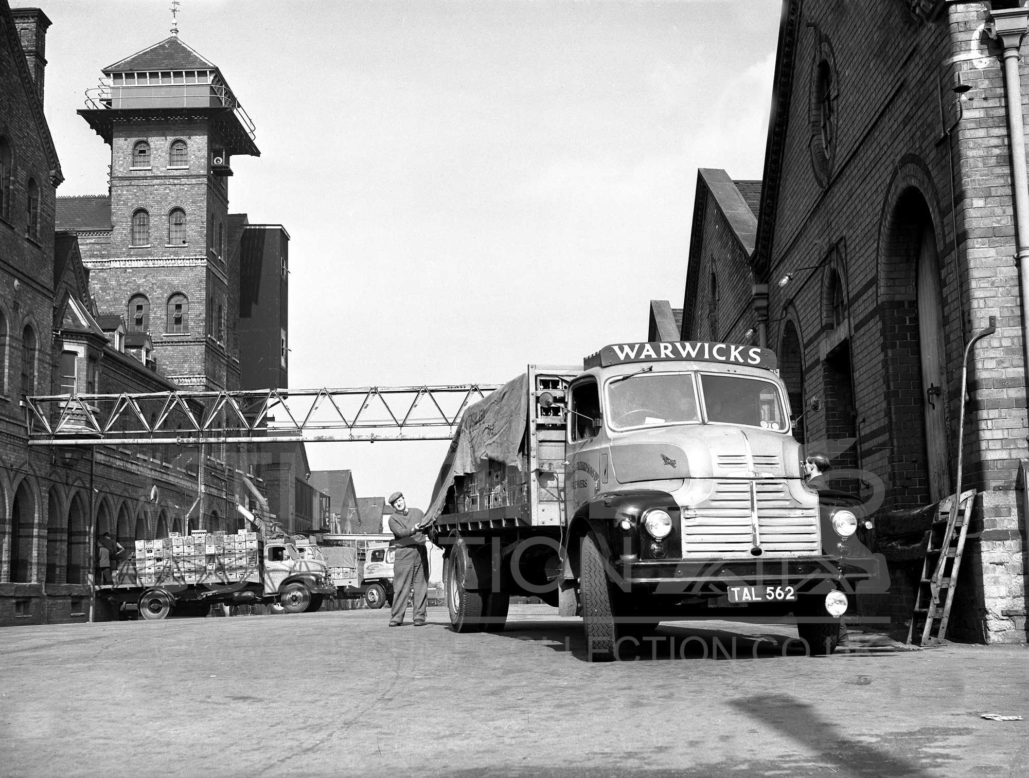 tpt transport truck lorry wagon bmc leyland ansells brewery beer ...