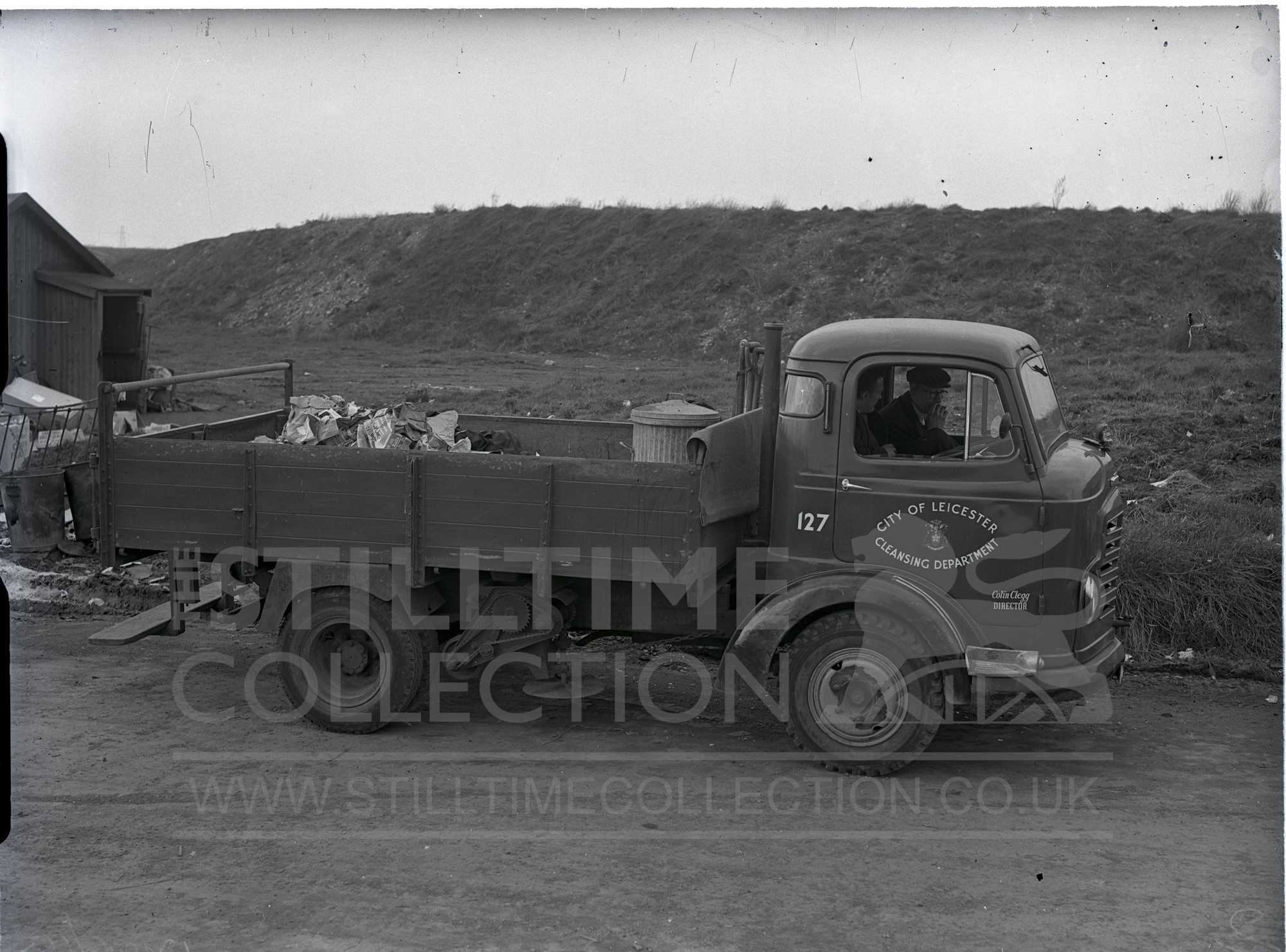 tpt transport truck lorry wagon leicester corporation cleansing clean ...