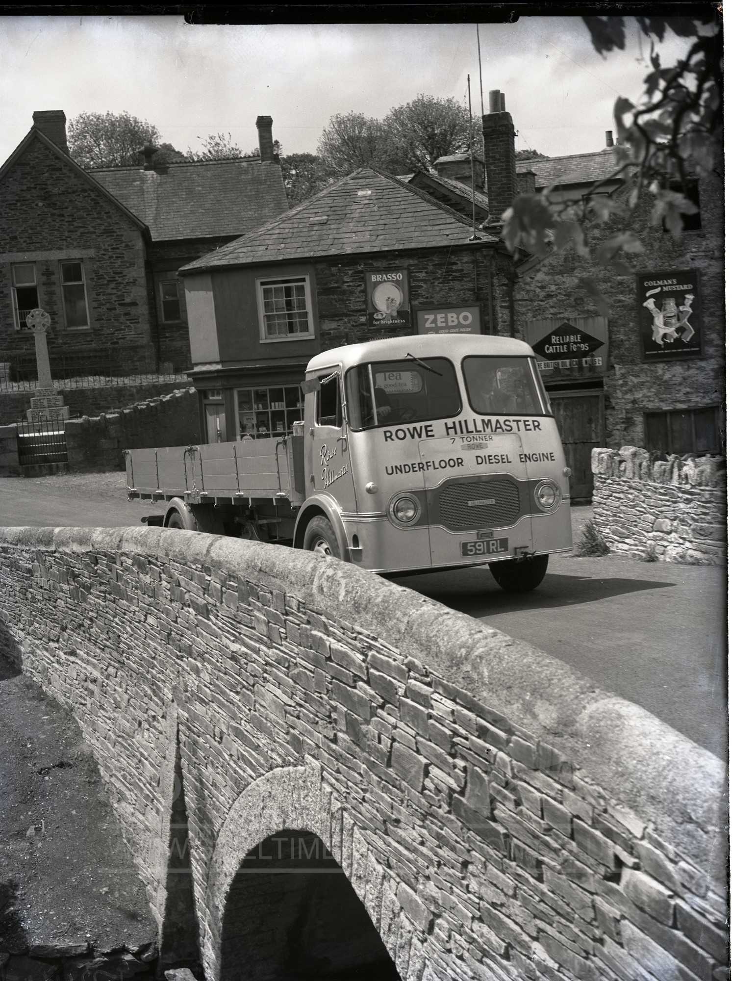 tpt transport truck lorry wagon rowe hillmaster 7 seven ton weight ...