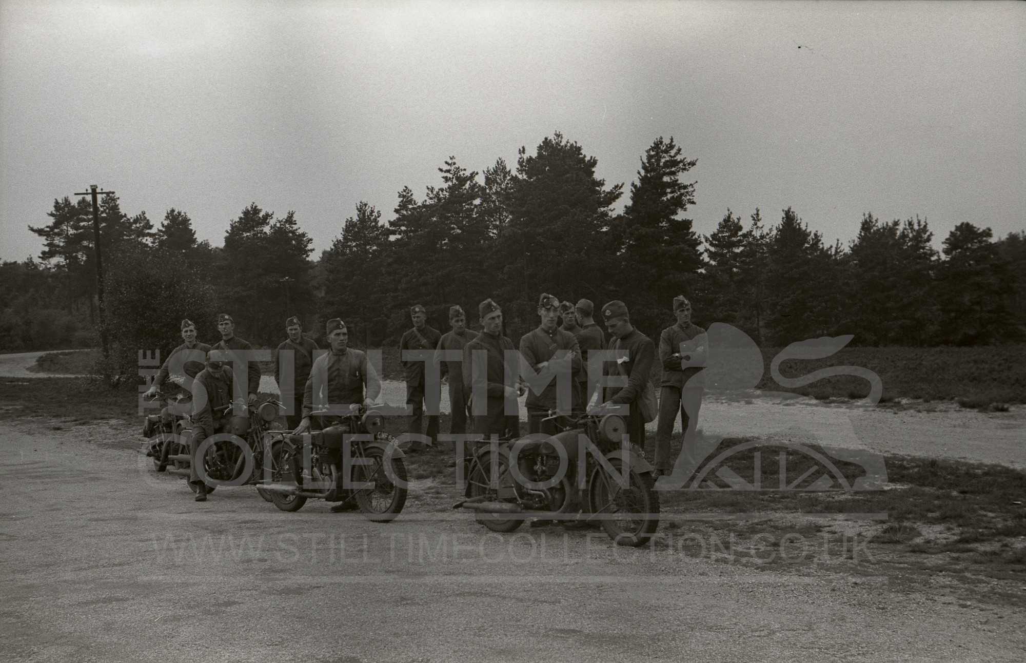 tpt transport bike military soldier war army ww2 world battle fight ...