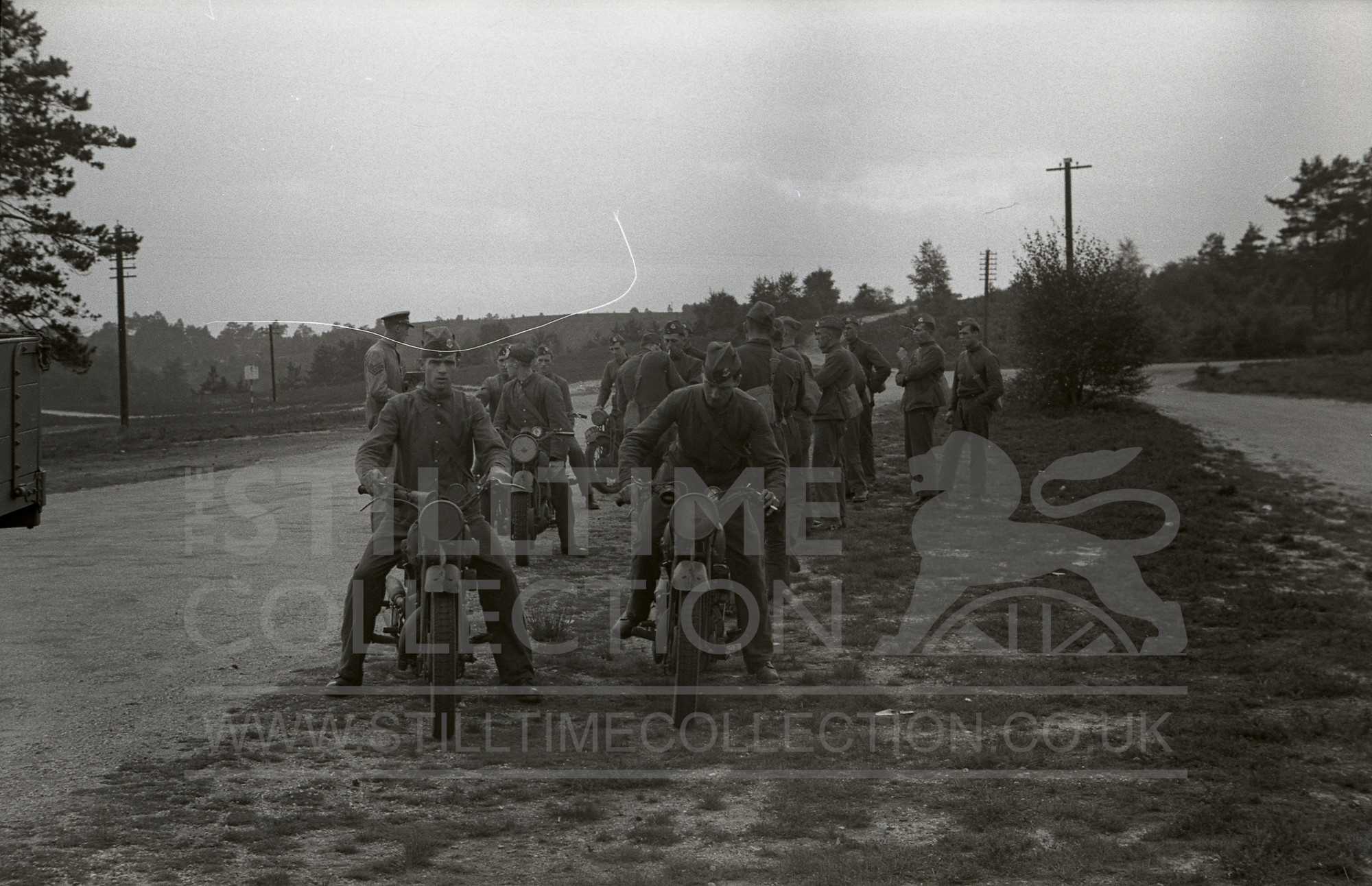 tpt transport bike military soldier war army ww2 world battle fight ...