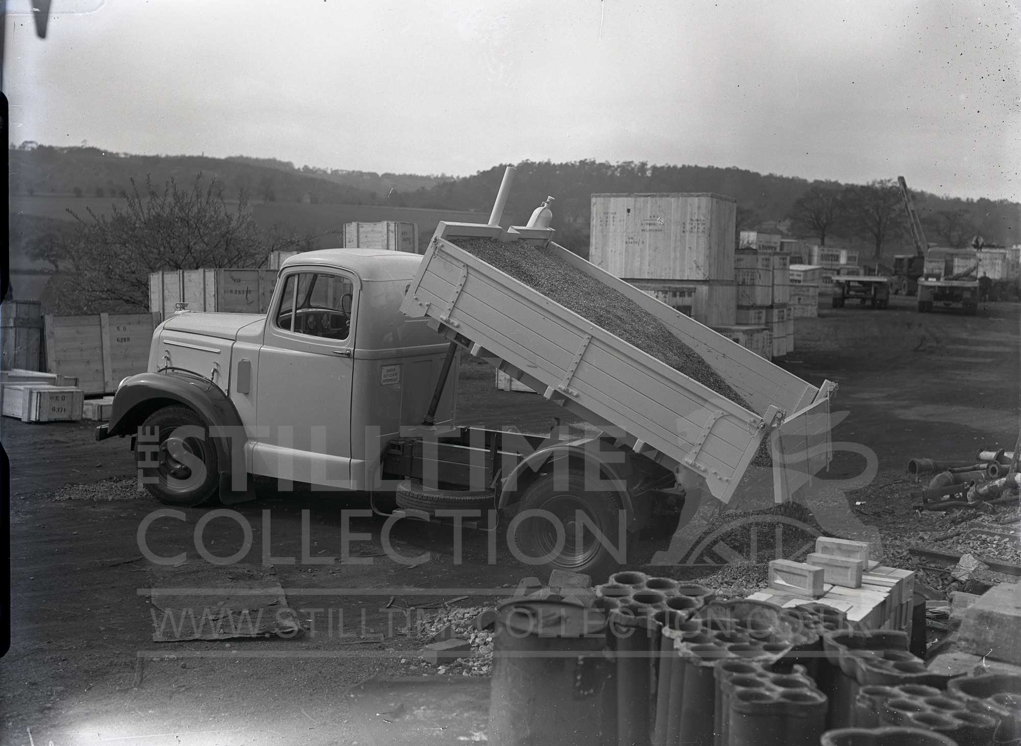 tpt transport truck lorry wagon austin 2 two ton weight tipper with 2.2 ...