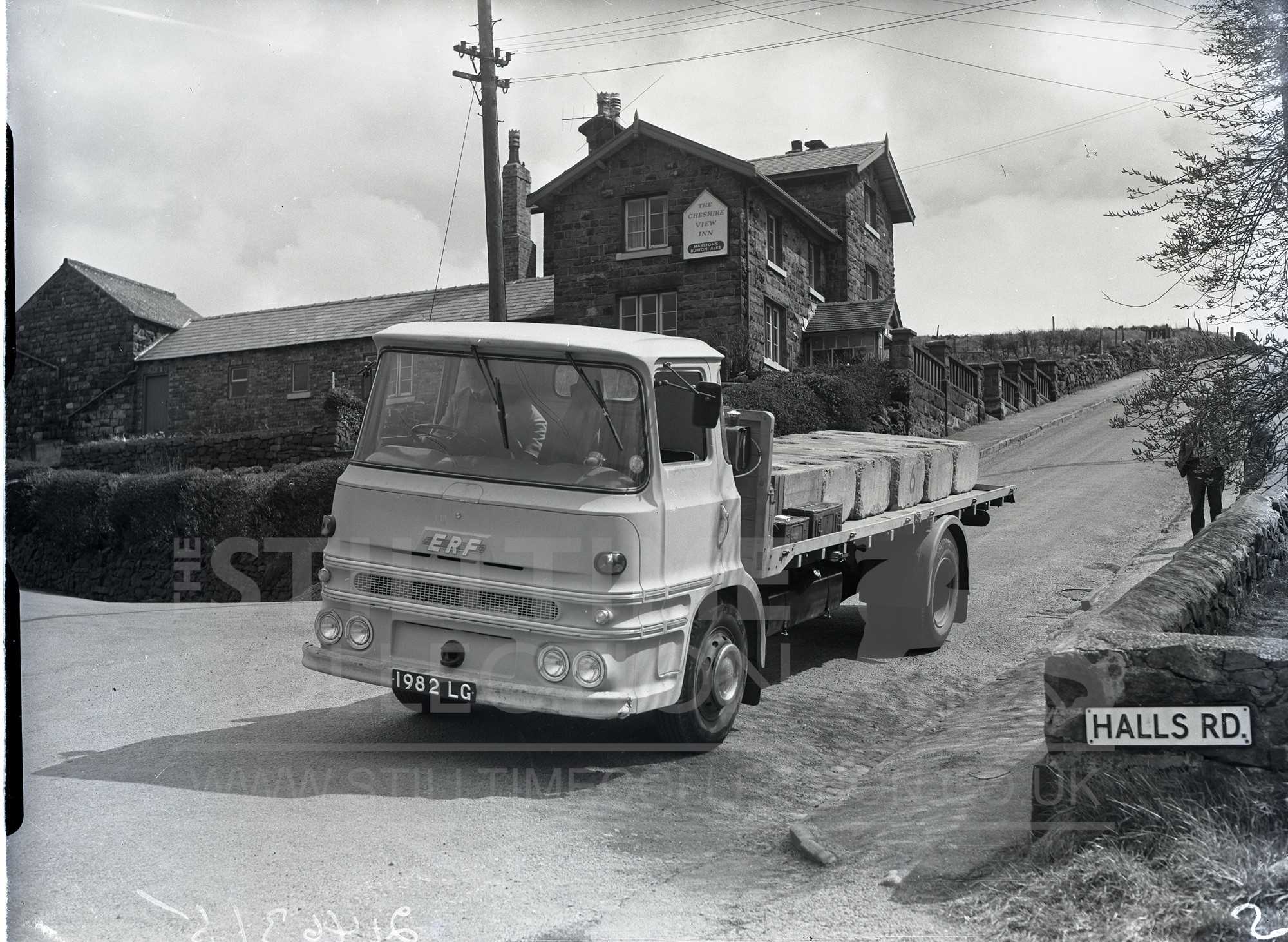 tpt transport truck lorry wagon erf model 64p place area scene scenery ...