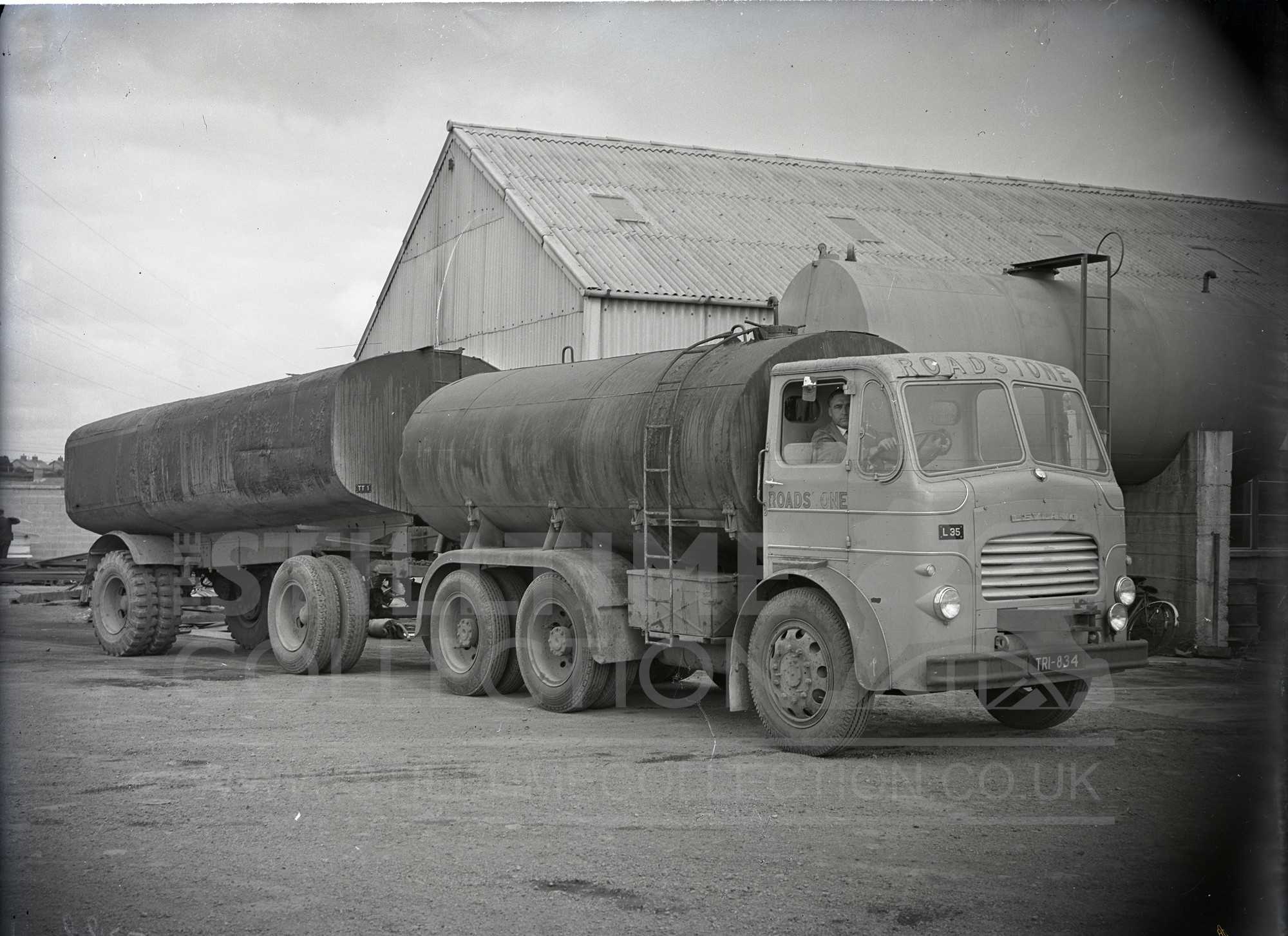 tpt transport truck lorry wagon aec leyland coy tarmac roadstone place ...
