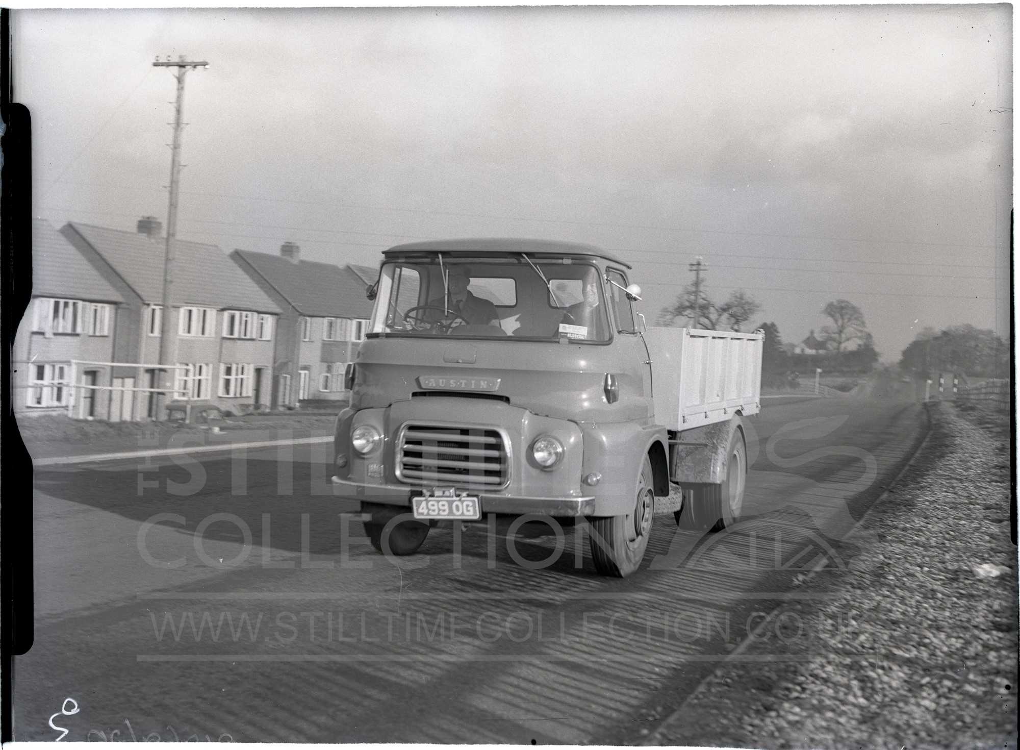 tpt transport truck lorry wagon austin 7 seven ton weight steel tipper ...