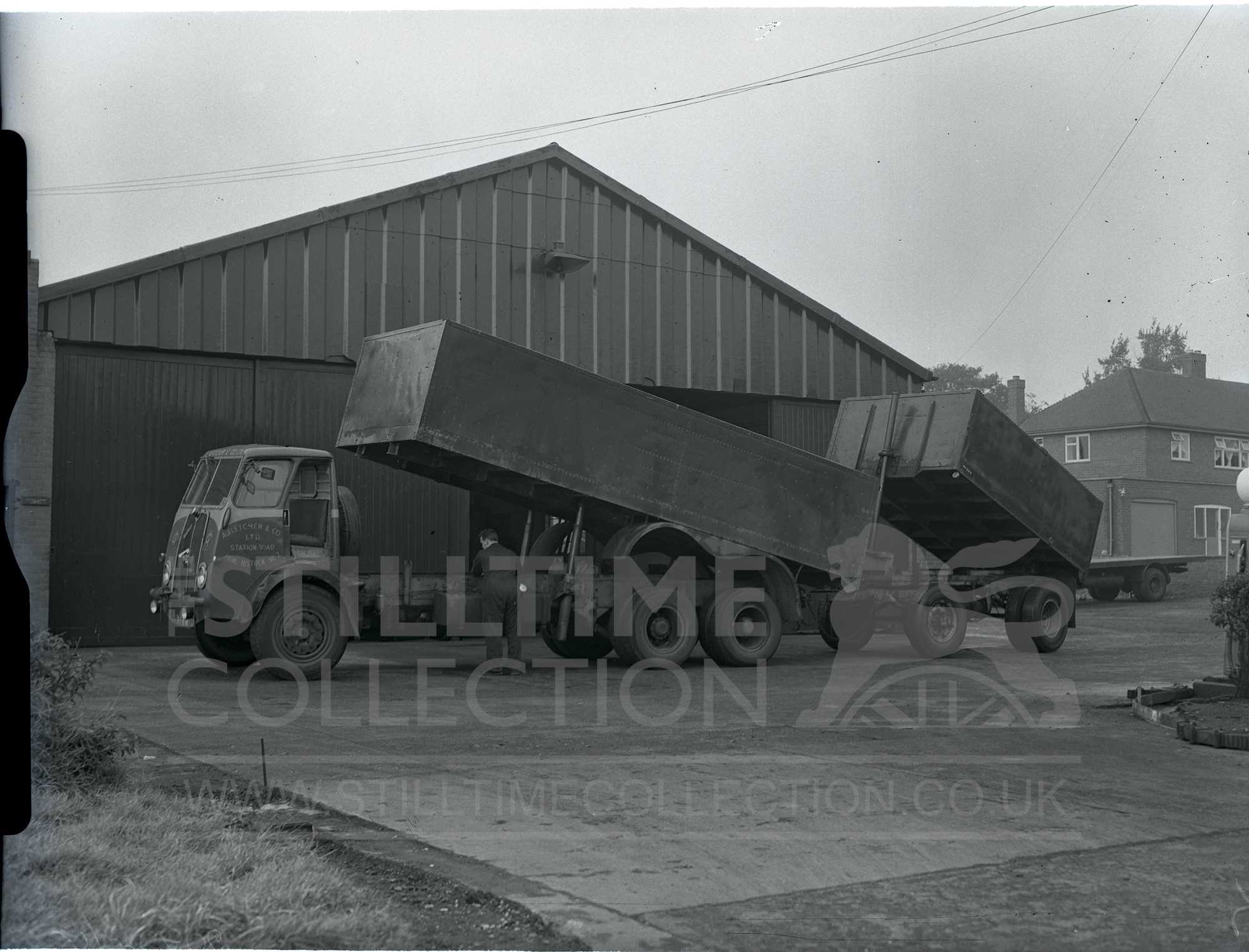 tpt transport truck lorry wagon sentinel tvw coy a fletcher ibstock ...