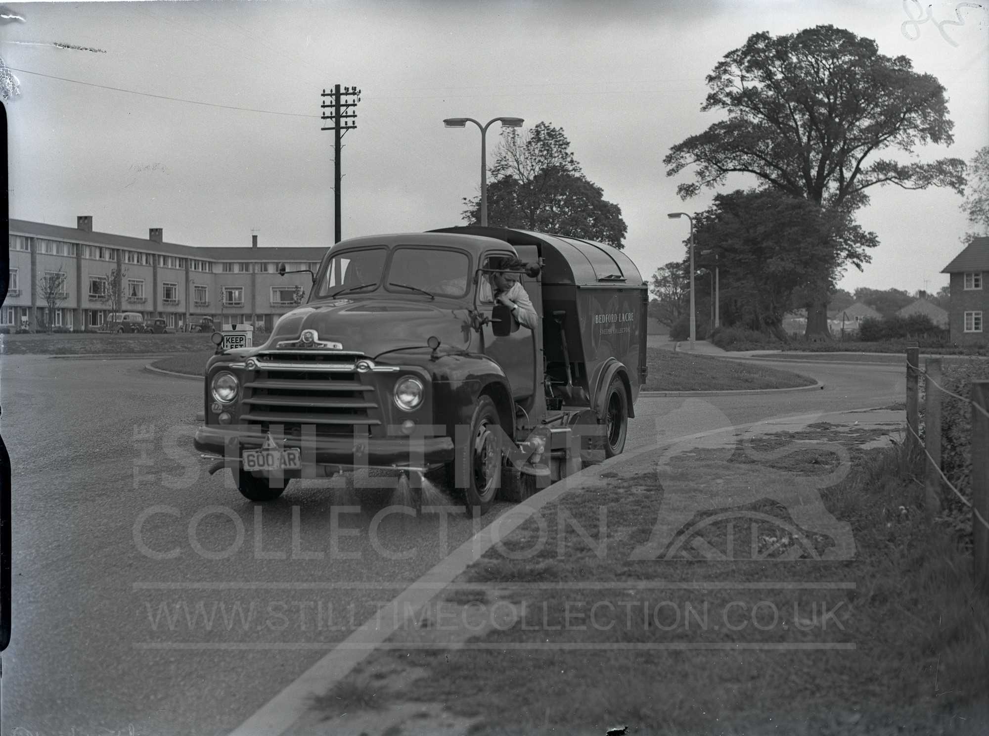 tpt transport truck lorry wagon bedford lacre road carriageway lane ...