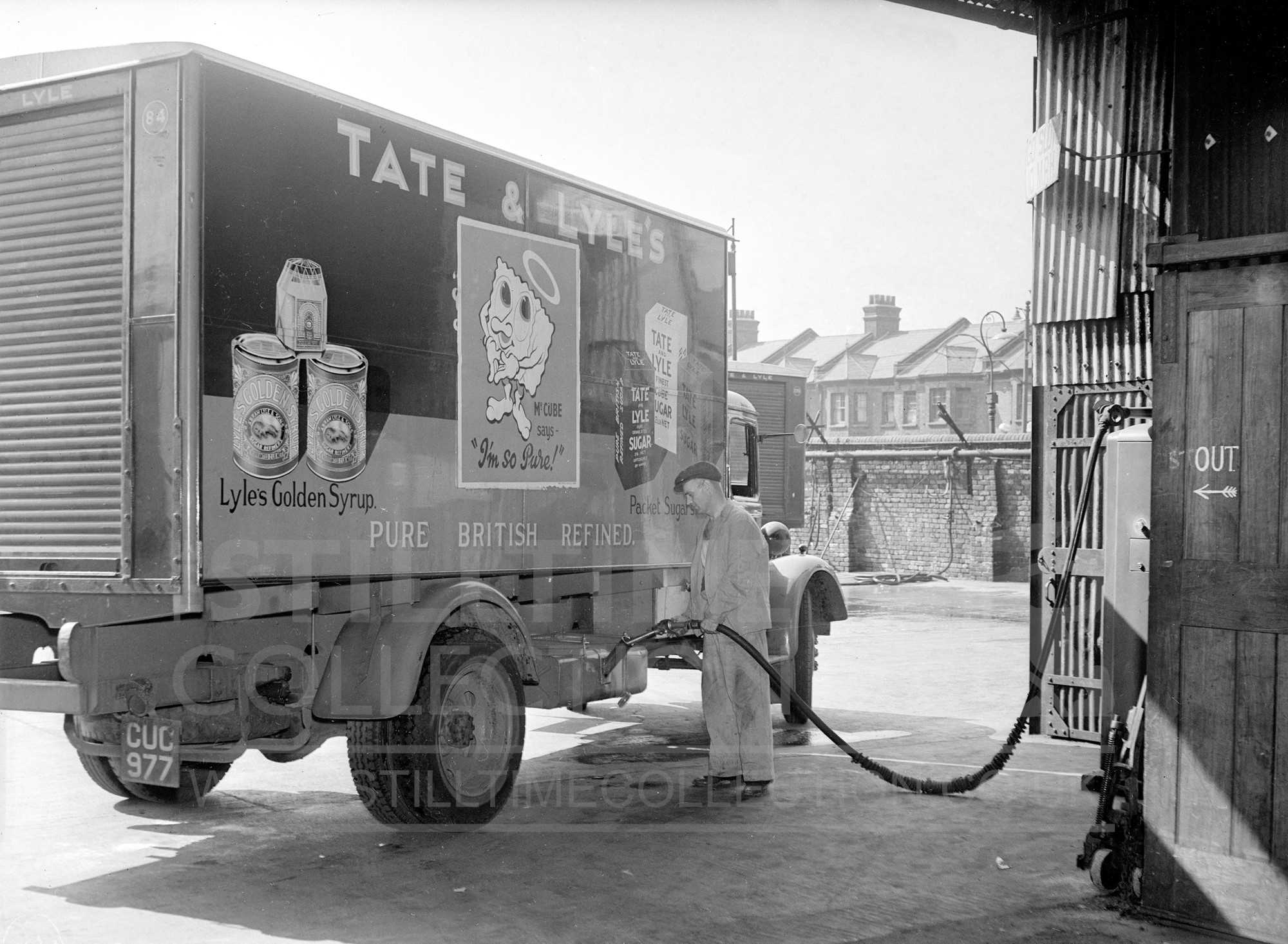 tpt transport truck lorry wagon bedford coy tate and lyle place area ...