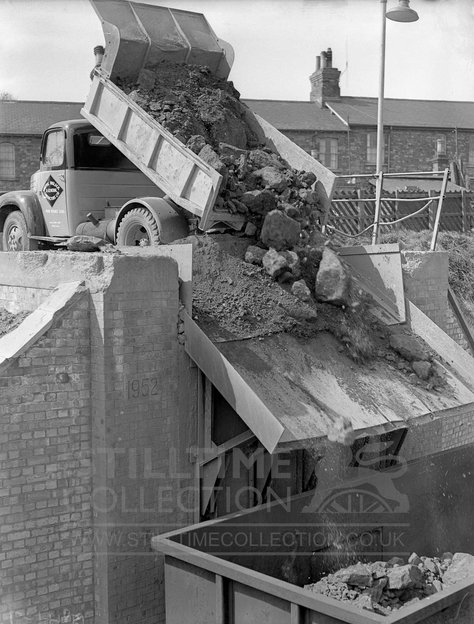 tpt transport truck lorry wagon ford thames river water quarry tipper ...