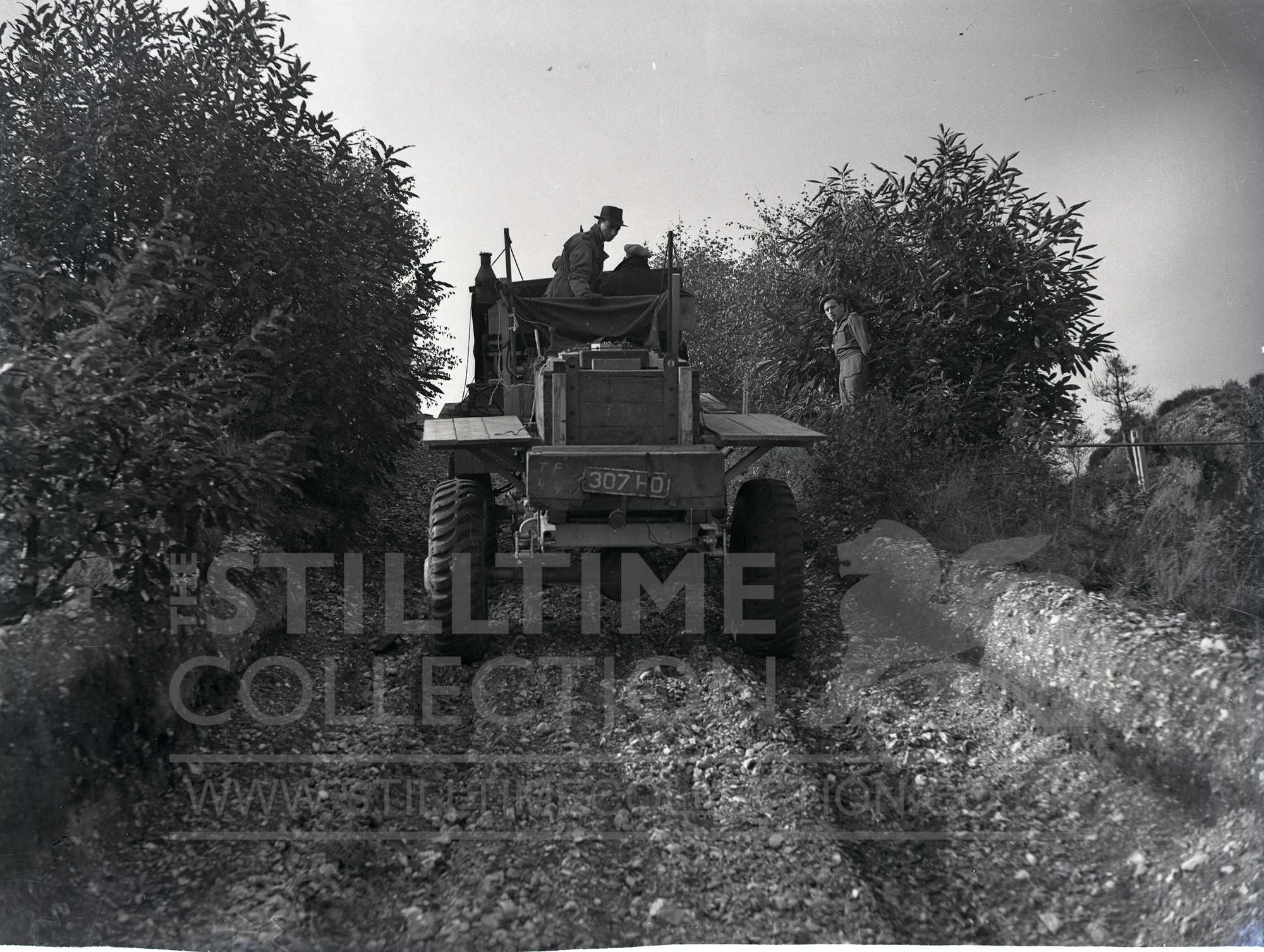 farm animals military soldier war tracked tractor farmer trials tests ...