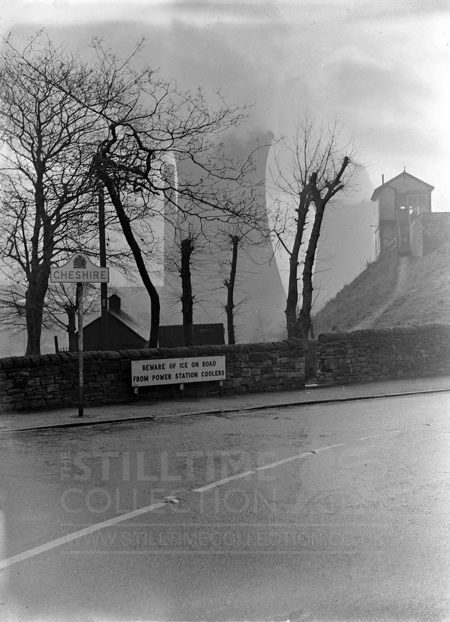 tpt transport road carriageway lane sign on manchester holmfirth at ...
