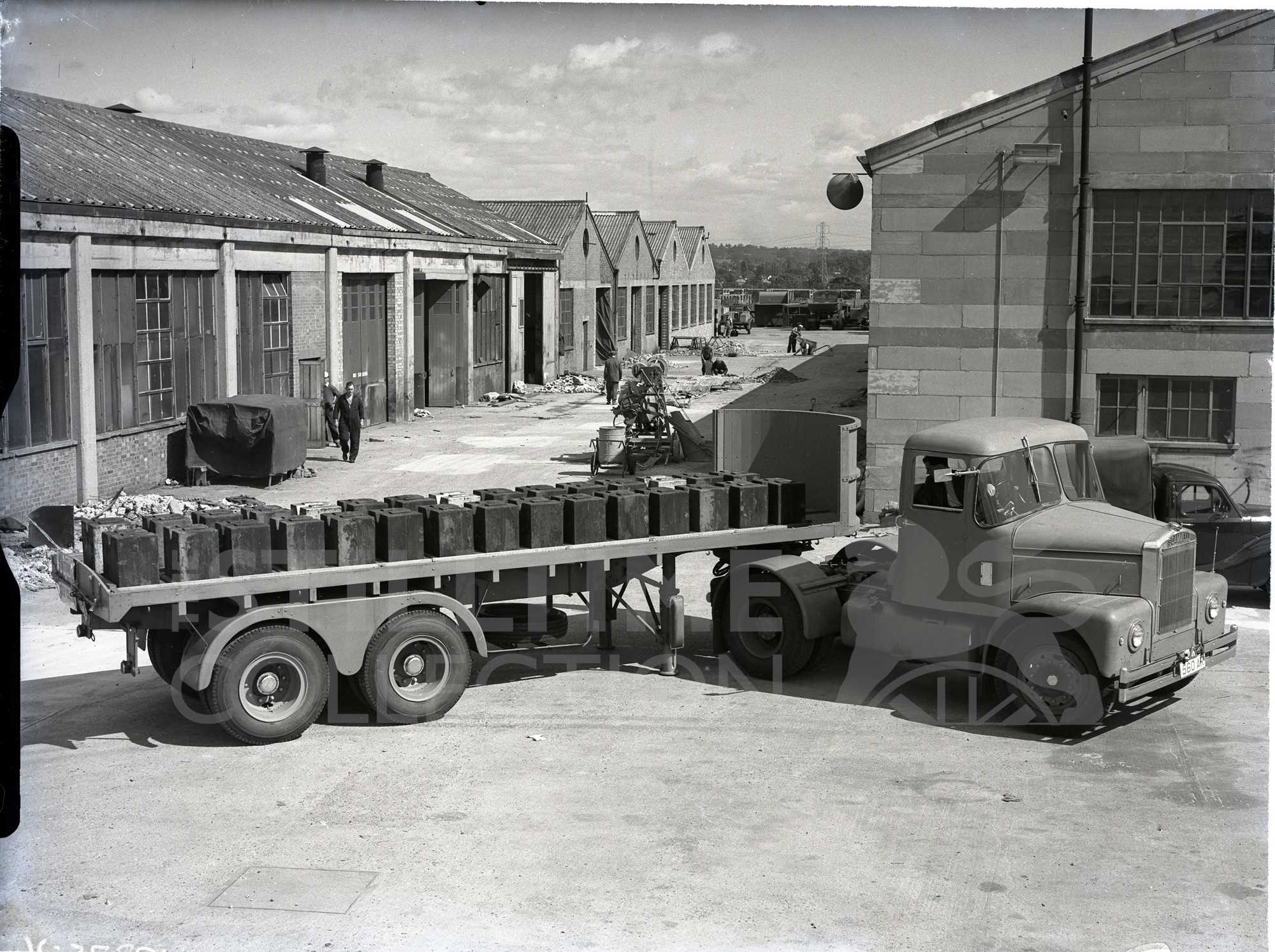 tpt transport truck lorry wagon scammell 24 ton weight handyman ...