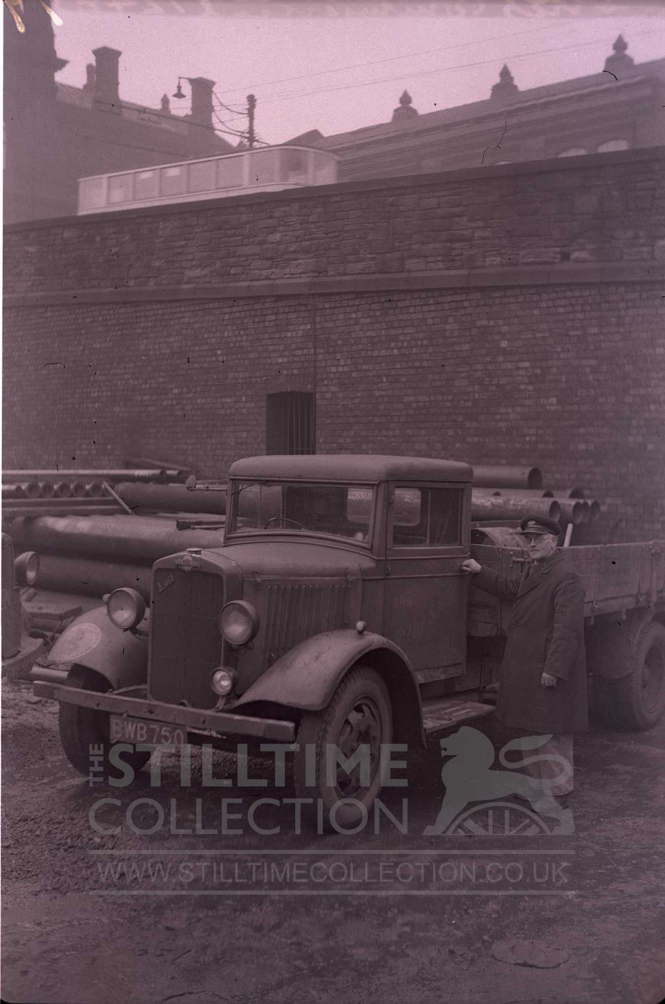 tpt transport truck lorry wagon coy sheffield and district gas company ...