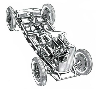 tpt transport car automobile motorcar cutaway drawings riley autovia v8 ...