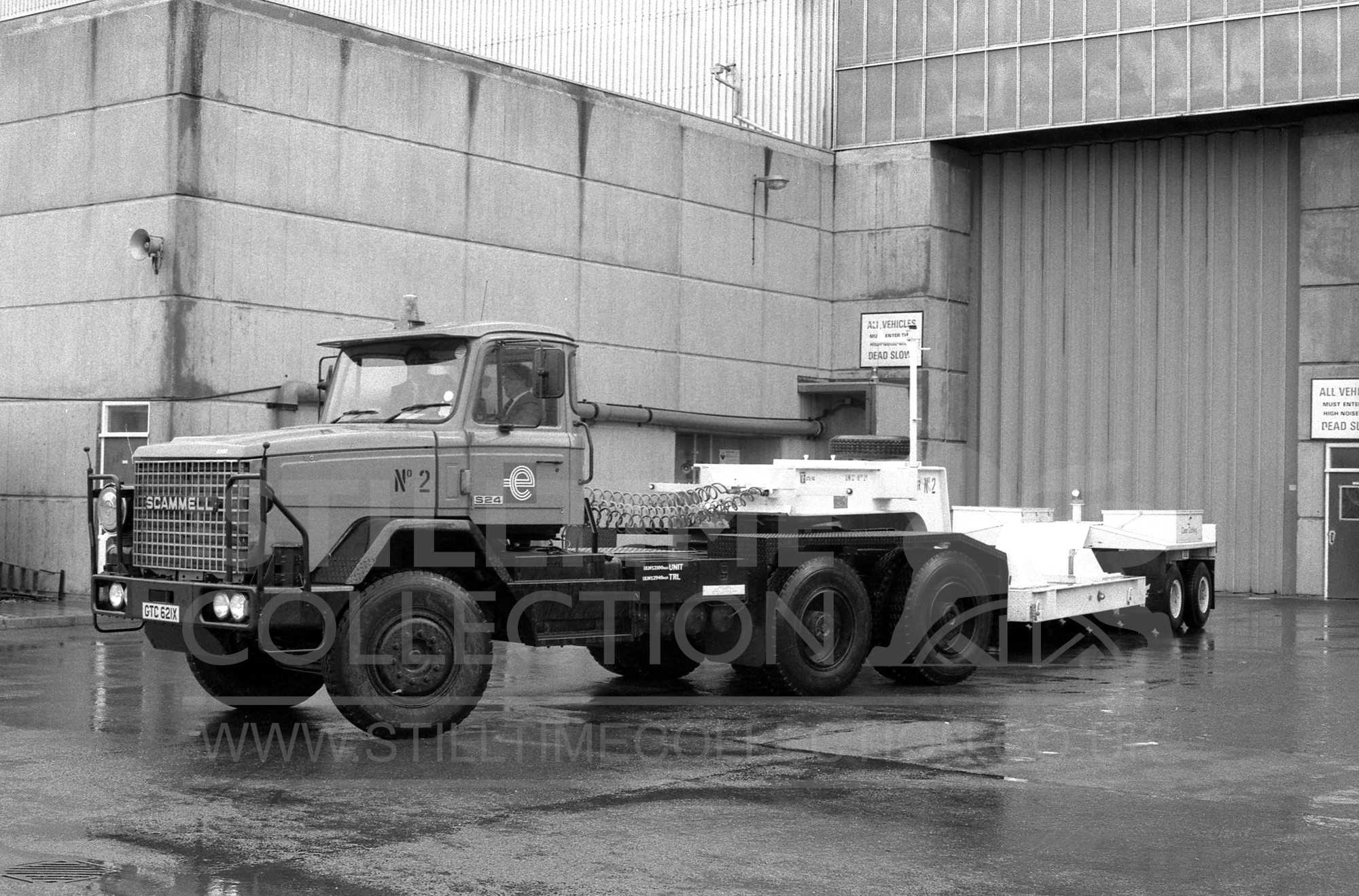 tpt transport truck lorry wagon scammell s24 landtrain coy cegb heavy ...