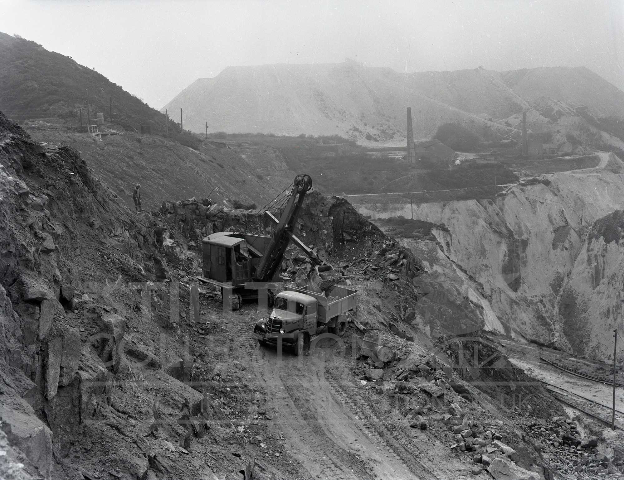 work industry mining china clay cornwall | The Stilltime Collection