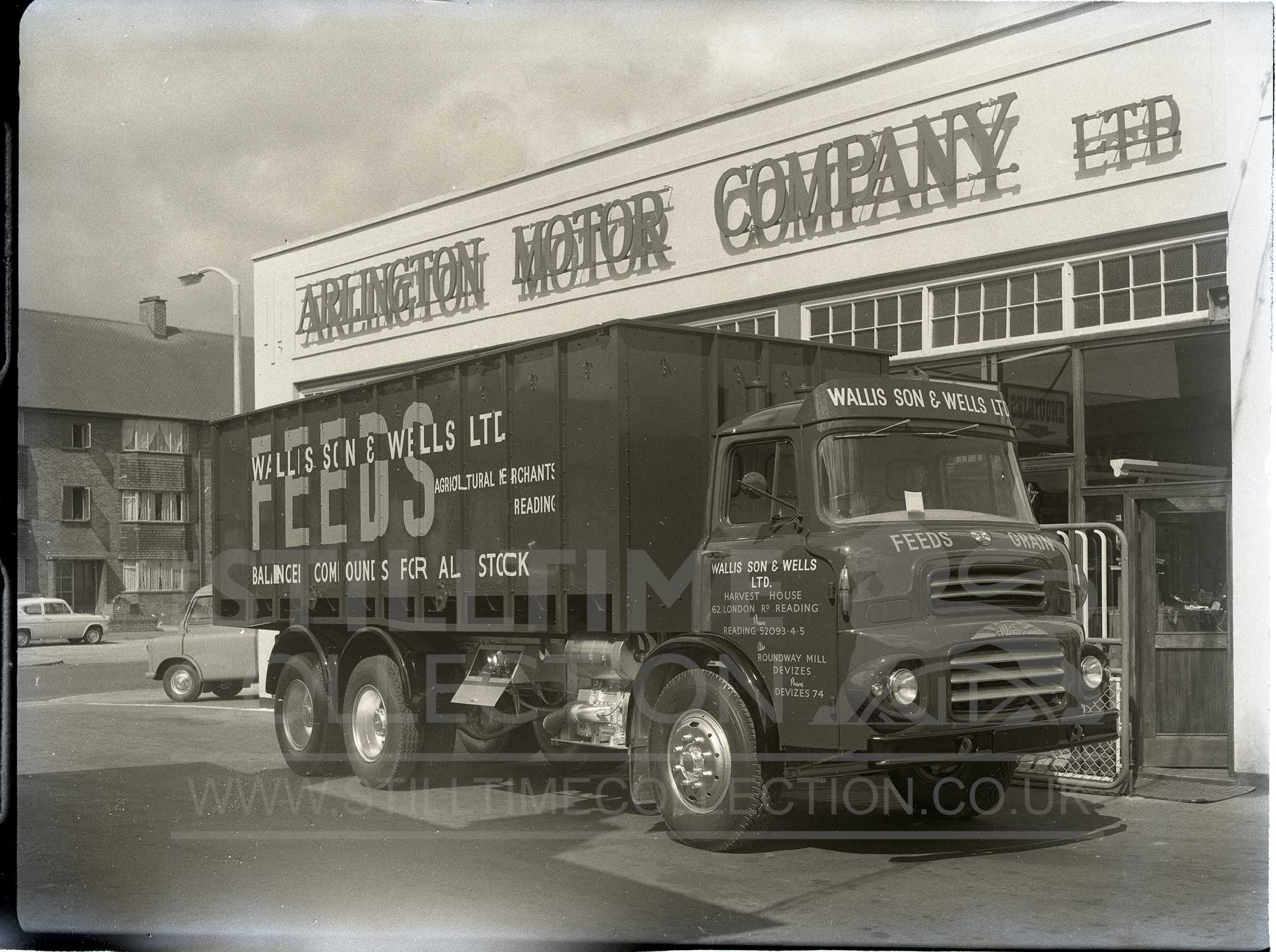 tpt transport truck lorry wagon albion lad bulk feed tipper | The ...