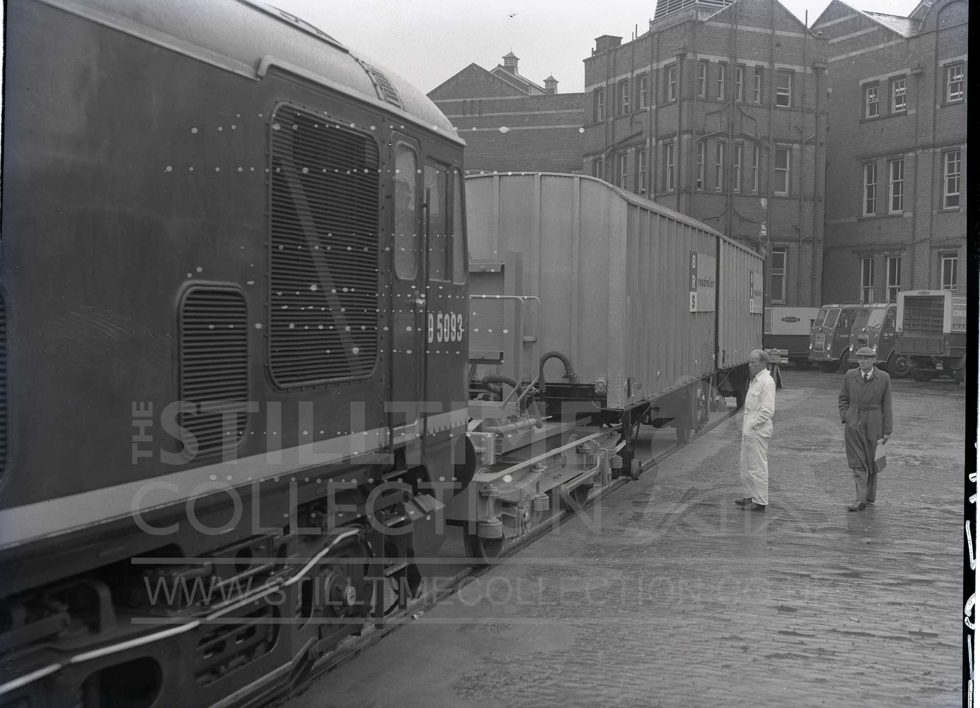 tpt transport truck lorry wagon train station rail railway british ...