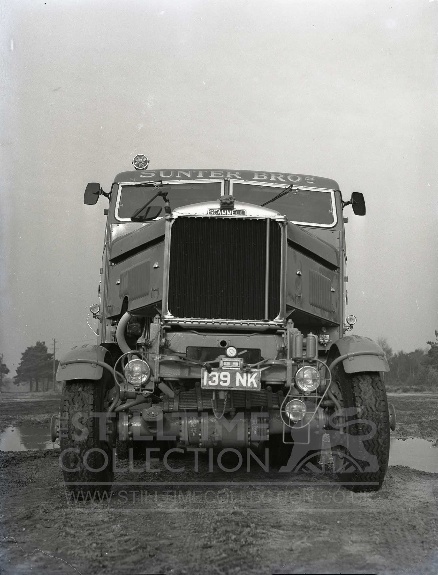 tpt transport truck lorry wagon scammell pioneer low loader trailer coy ...